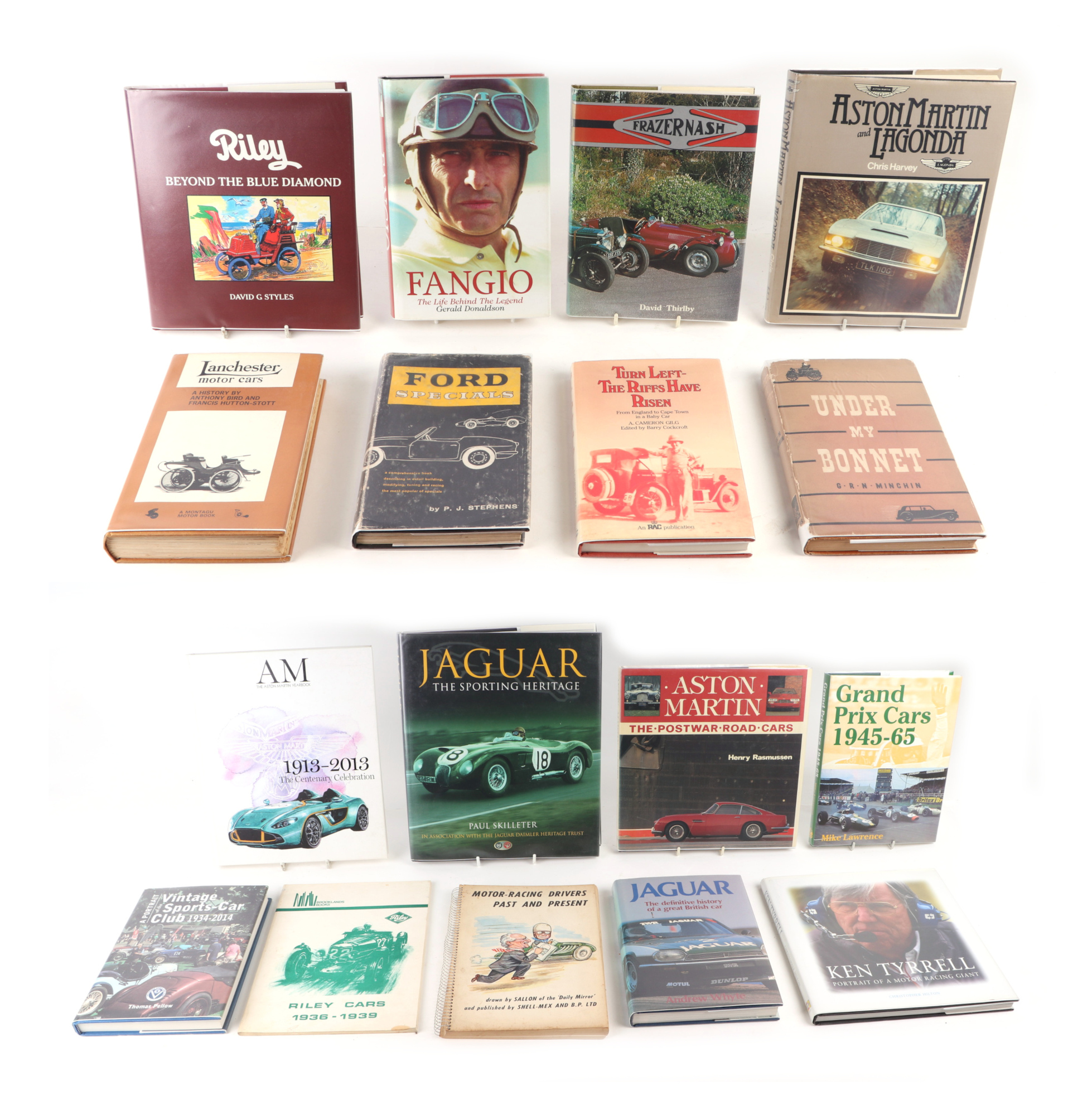 A group of motoring volumes to include Hilton (Christopher) Ken Tyrell ...