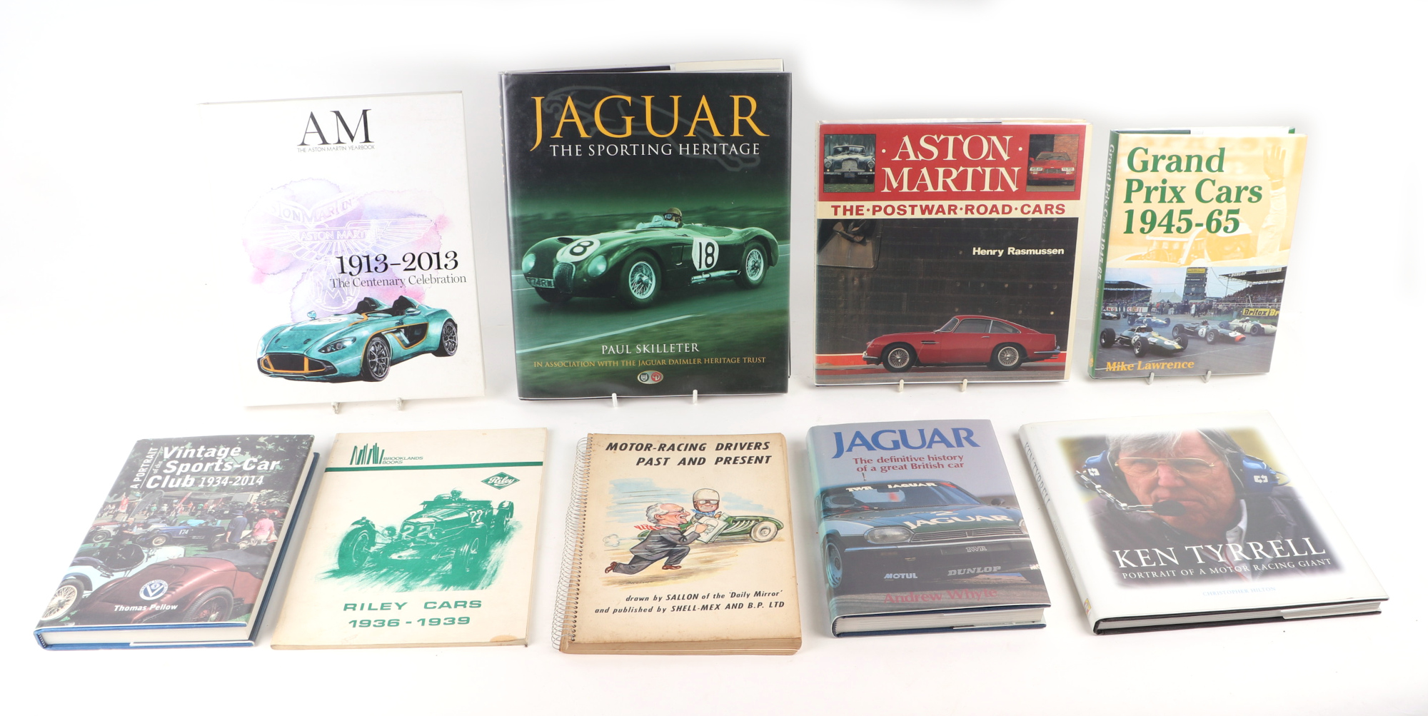 A group of motoring volumes to include Hilton (Christopher) Ken Tyrell ...