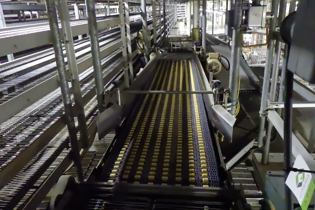Stewart systems racetrack cooling conveyor, racetrack 225 ft. long, (2 ...