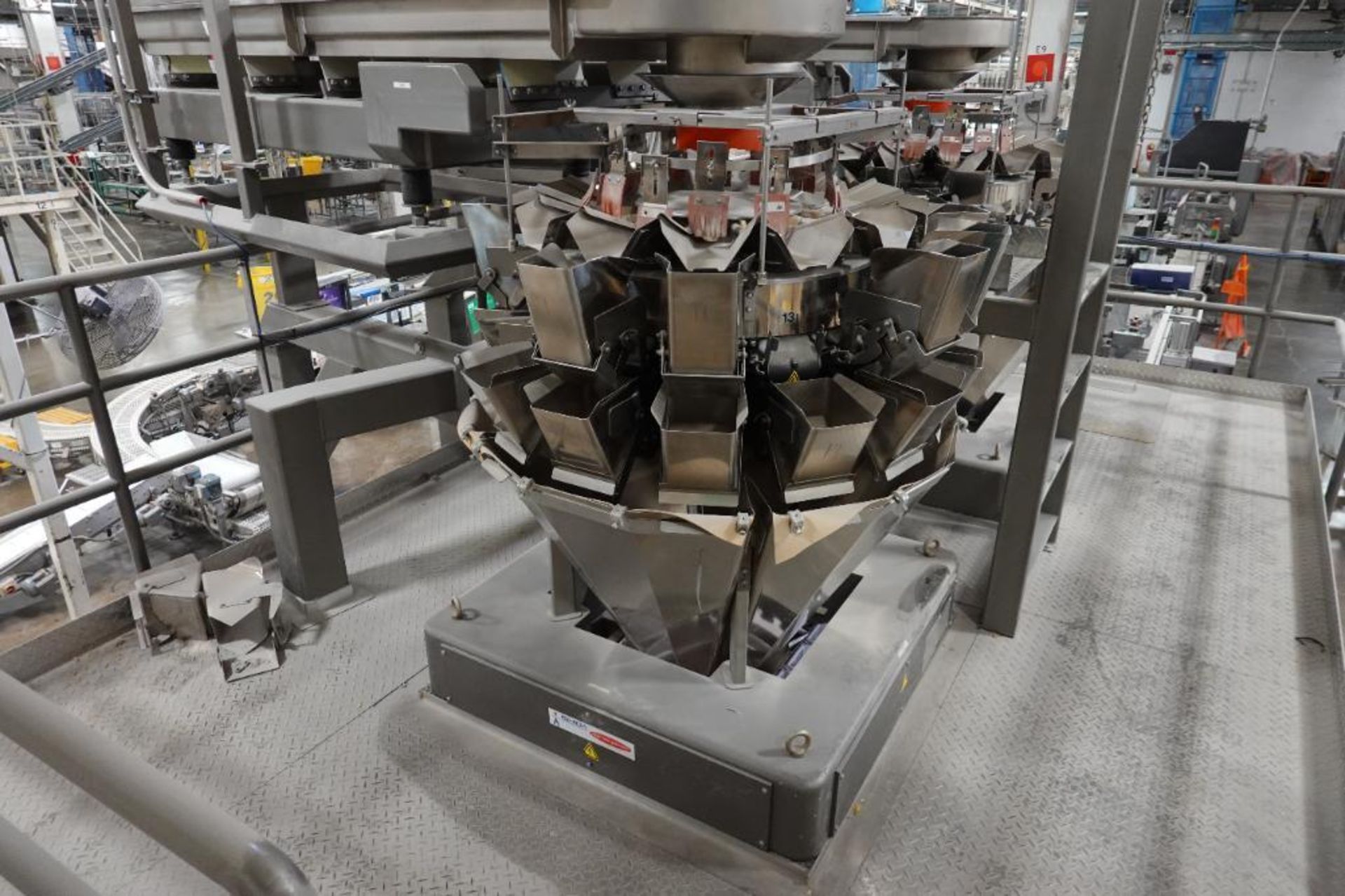 Ishida 14 head combination weigher, 14 bucket scale, Model CCW-NZ-214W ...