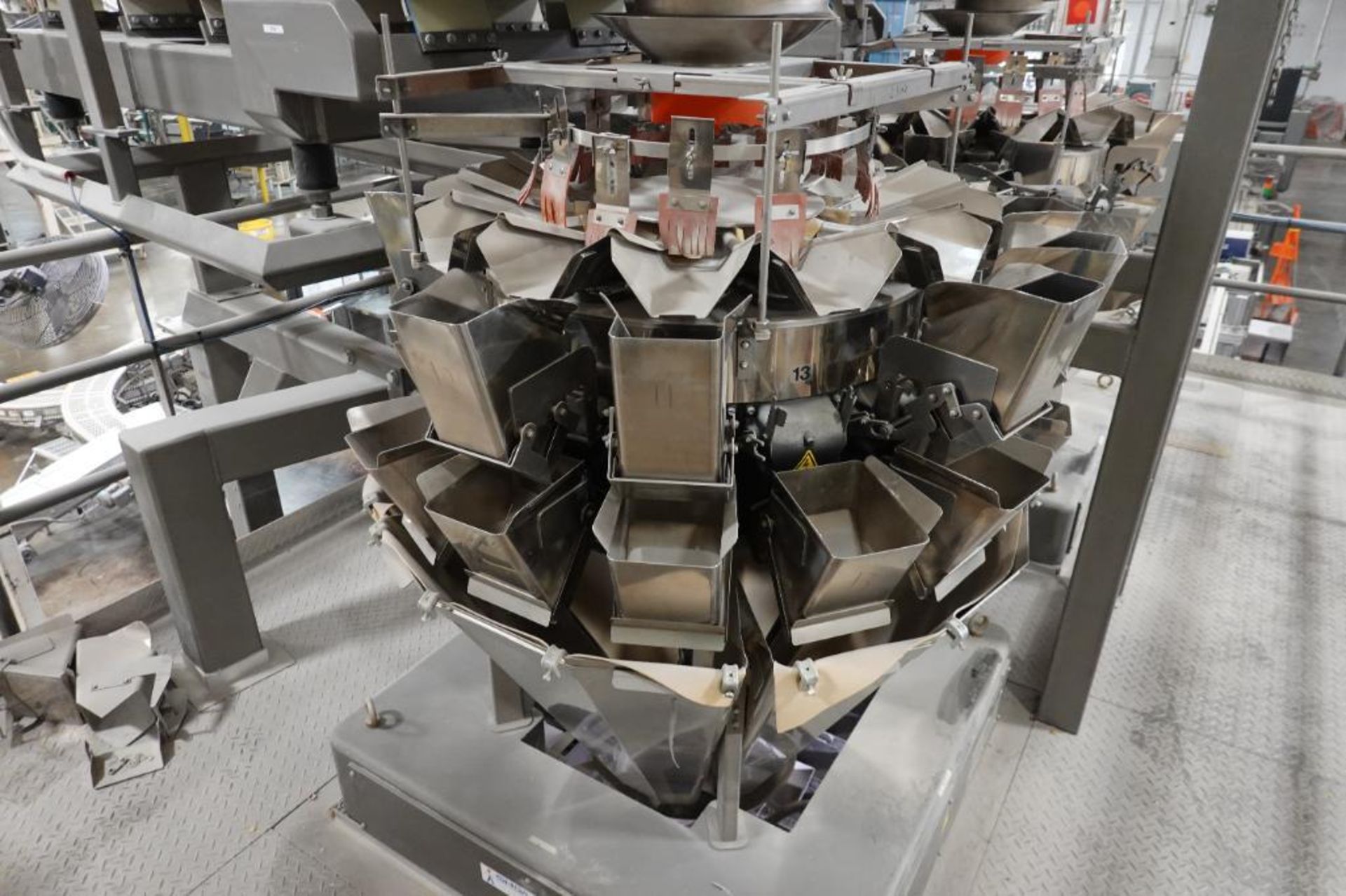 Ishida 14 head combination weigher, 14 bucket scale, Model CCW-NZ-214W ...