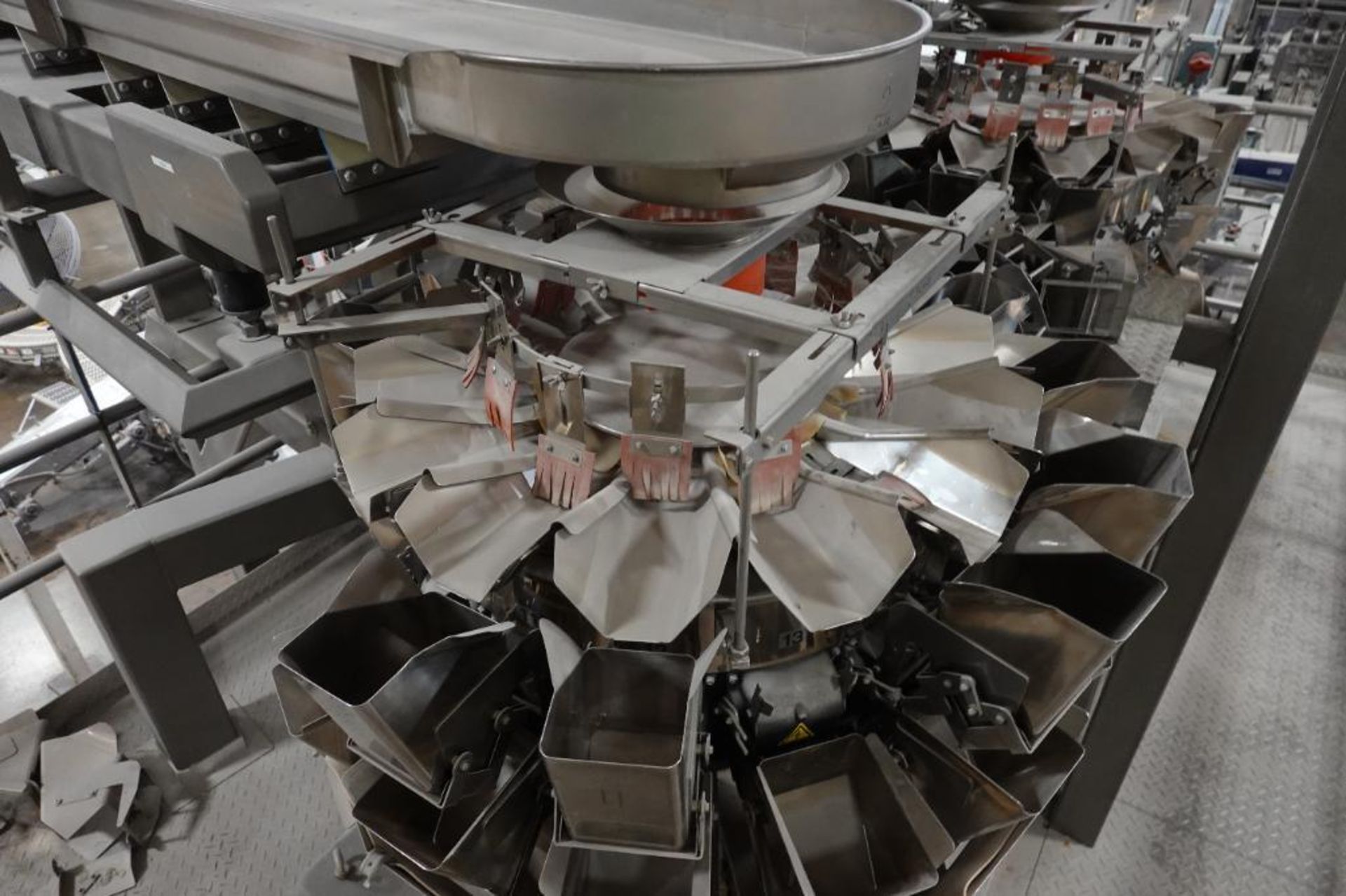 Ishida 14 head combination weigher, 14 bucket scale, Model CCW-NZ-214W ...