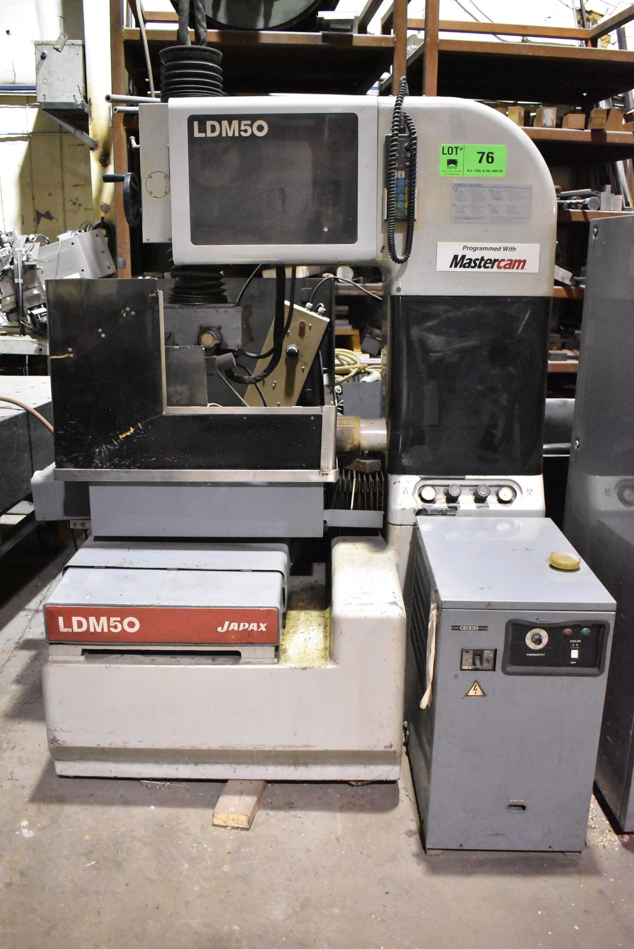 JAPAX LDM50 CNC WIRE-TYPE EDM WITH JAPAX JAPT 4G CNC CONTROL, 30"X45 ...