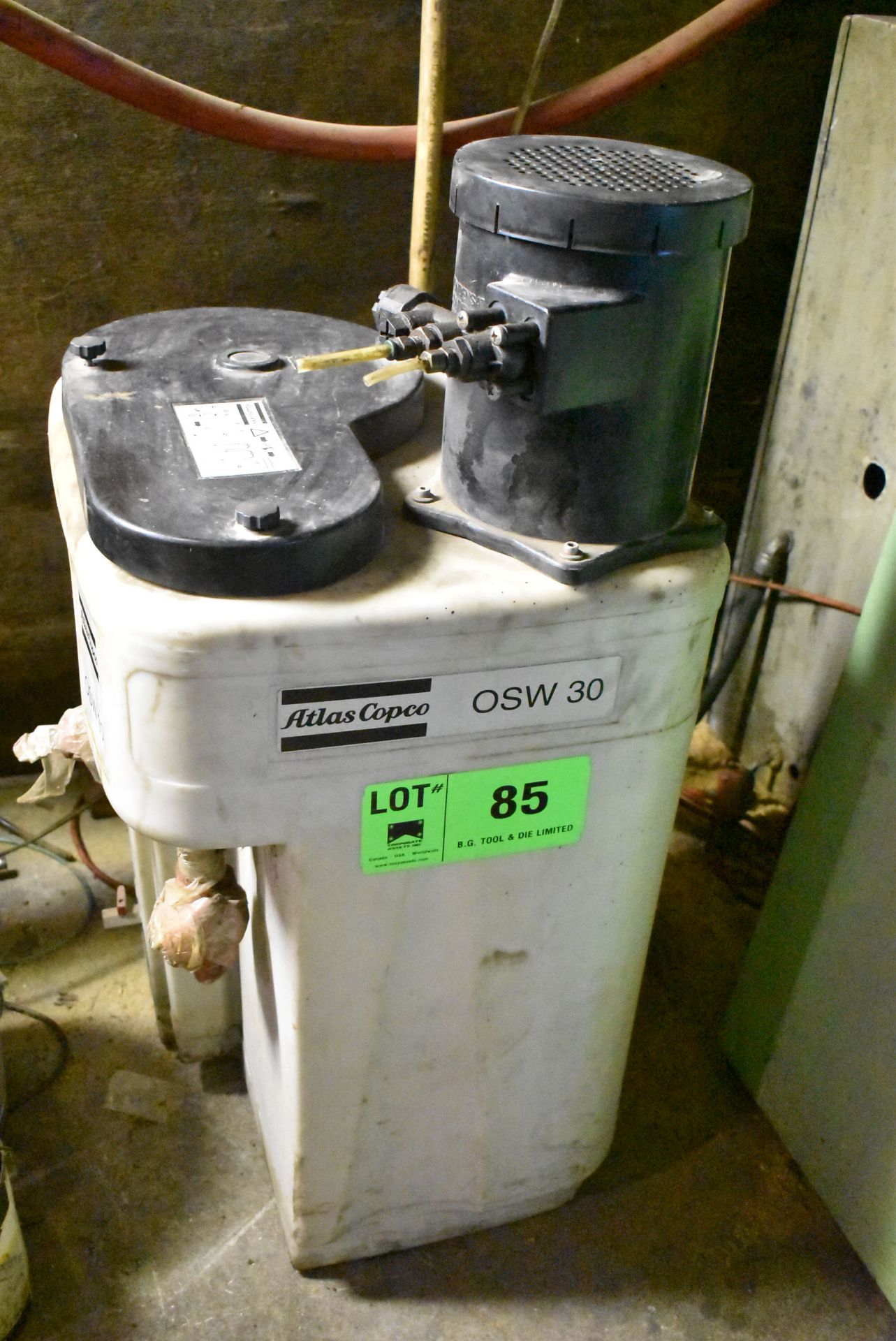 ATLAS COPCO OSW 30 OIL/WATER SEPARATOR [RIGGING FEES FOR LOT #85 - $150 ...