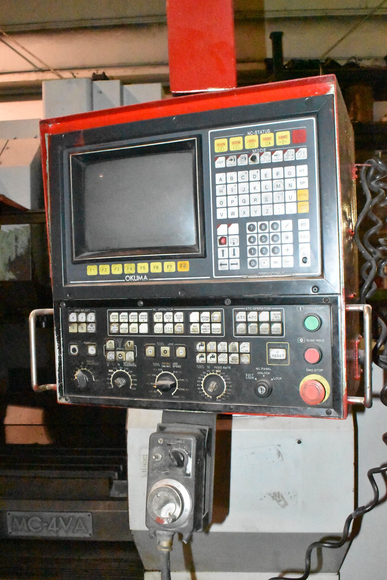 OKUMA MC-4VA CNC VERTICAL MACHINING CENTER WITH OKUMA CNC CONTROL, 40 ...