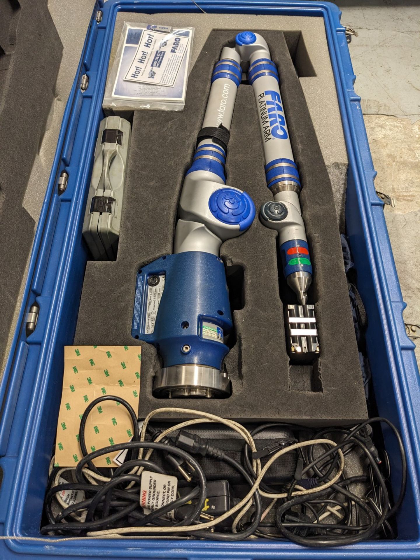 FARO PLATINUM (2008 RE-CERTIFIED 2018) P06 PORTABLE 6-AXIS CMM ARM WITH ...