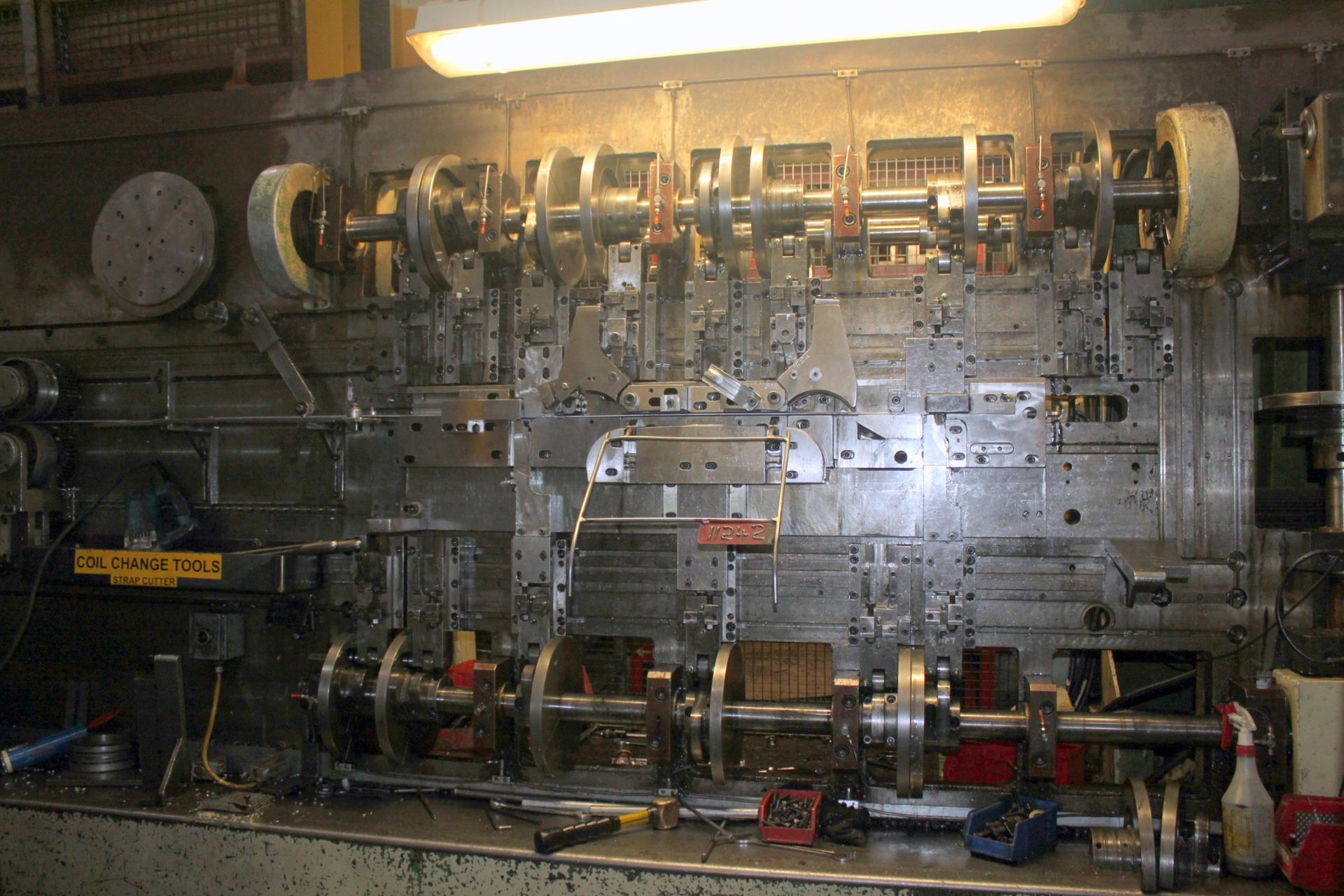 OMCG MODEL 1400 MULTISLIDE WIRE FORMING MACHINE WITH 3-105 SPM ...