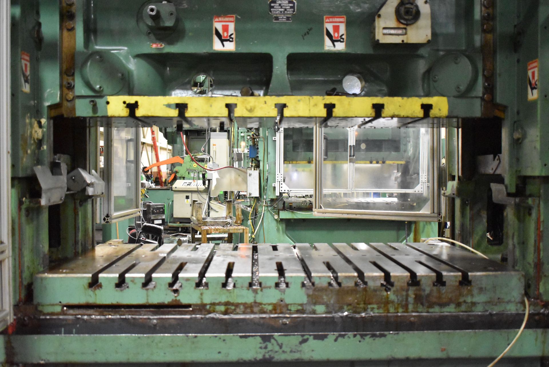 MINSTER P2-100 100 TON CAPACITY MECHANICAL STRAIGHT SIDE STAMPING PRESS ...