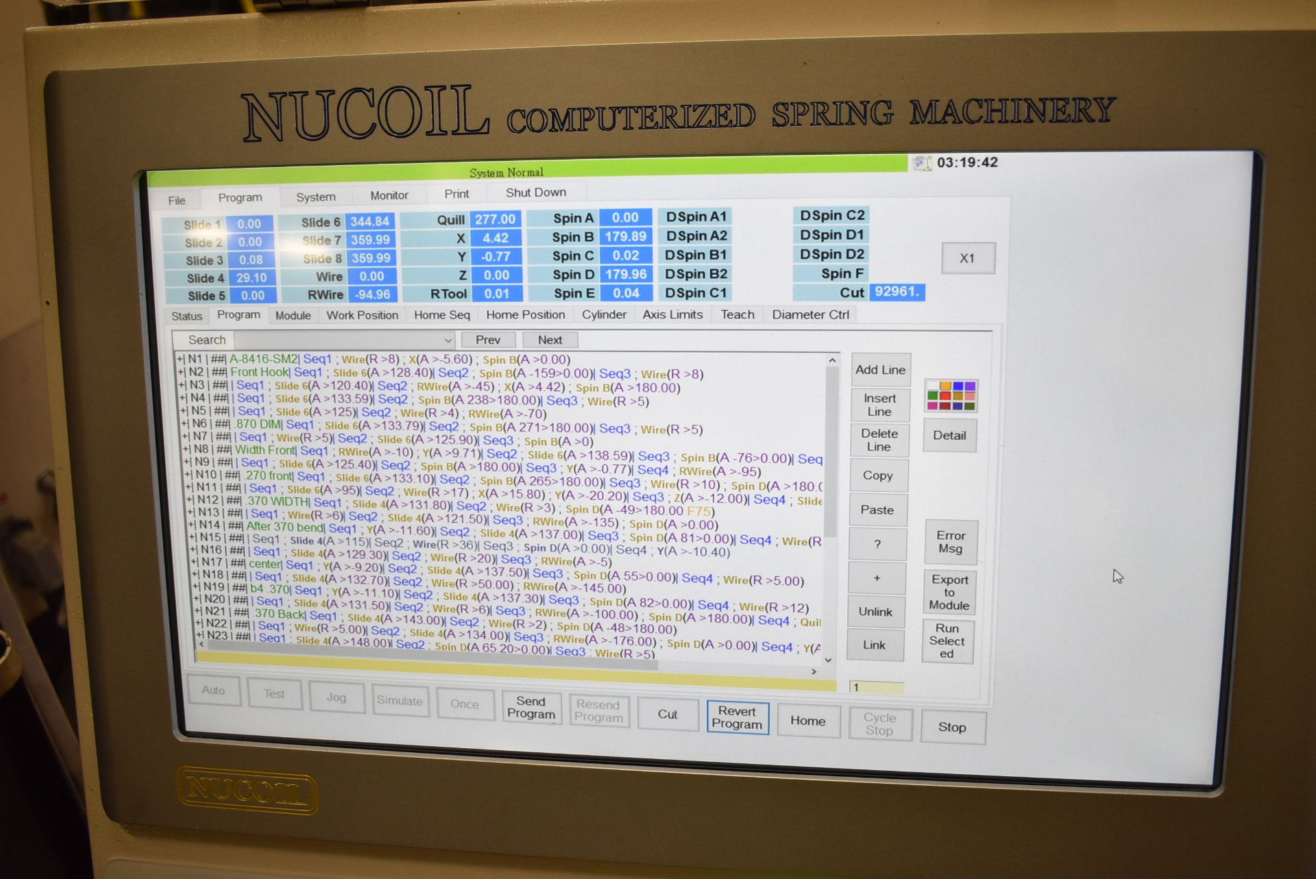 { Choice of lots: 42 } NUCOIL INDUSTRIES (2010) HX-60 21-AXIS HIGH ...