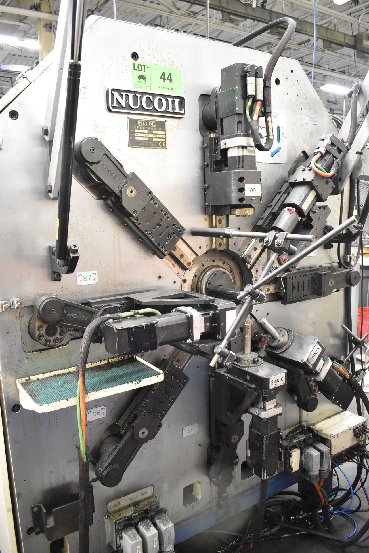 NUCOIL INDUSTRIES (2008) HX-35 21-AXIS HIGH SPEED CNC SPRING FORMER ...
