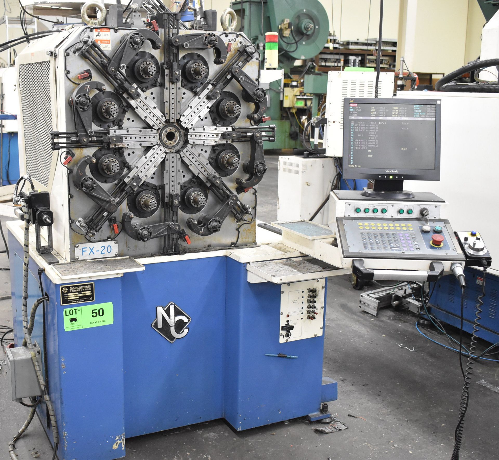 { Choice of lots: 50, 64 } NUCOIL INDUSTRIES (2003) FX-20 7-AXIS HIGH ...