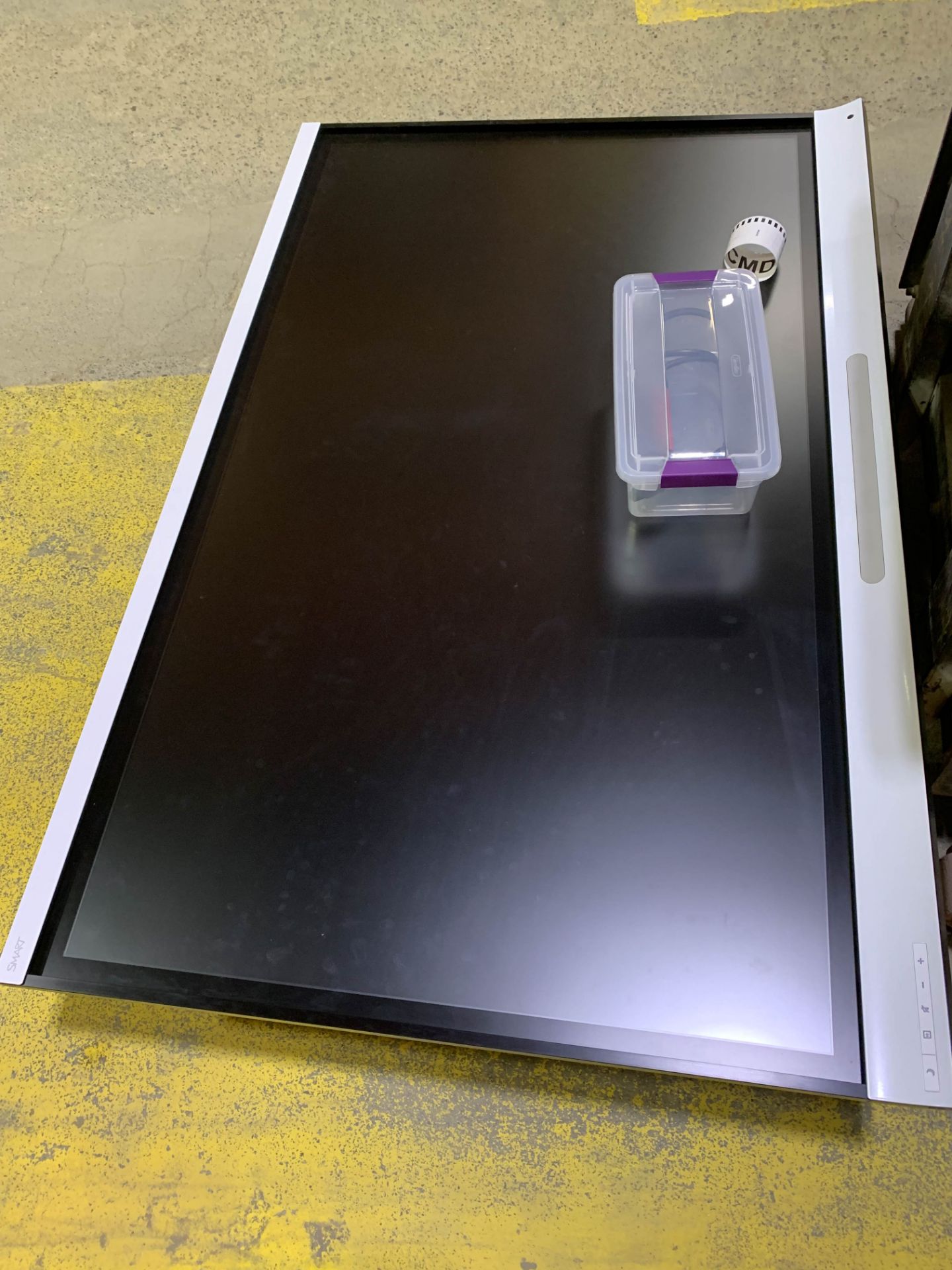 SMART SPNL-6065 65" FLAT PANEL LED SMART BOARD, S/N K012IW25R0058 (CMD ...