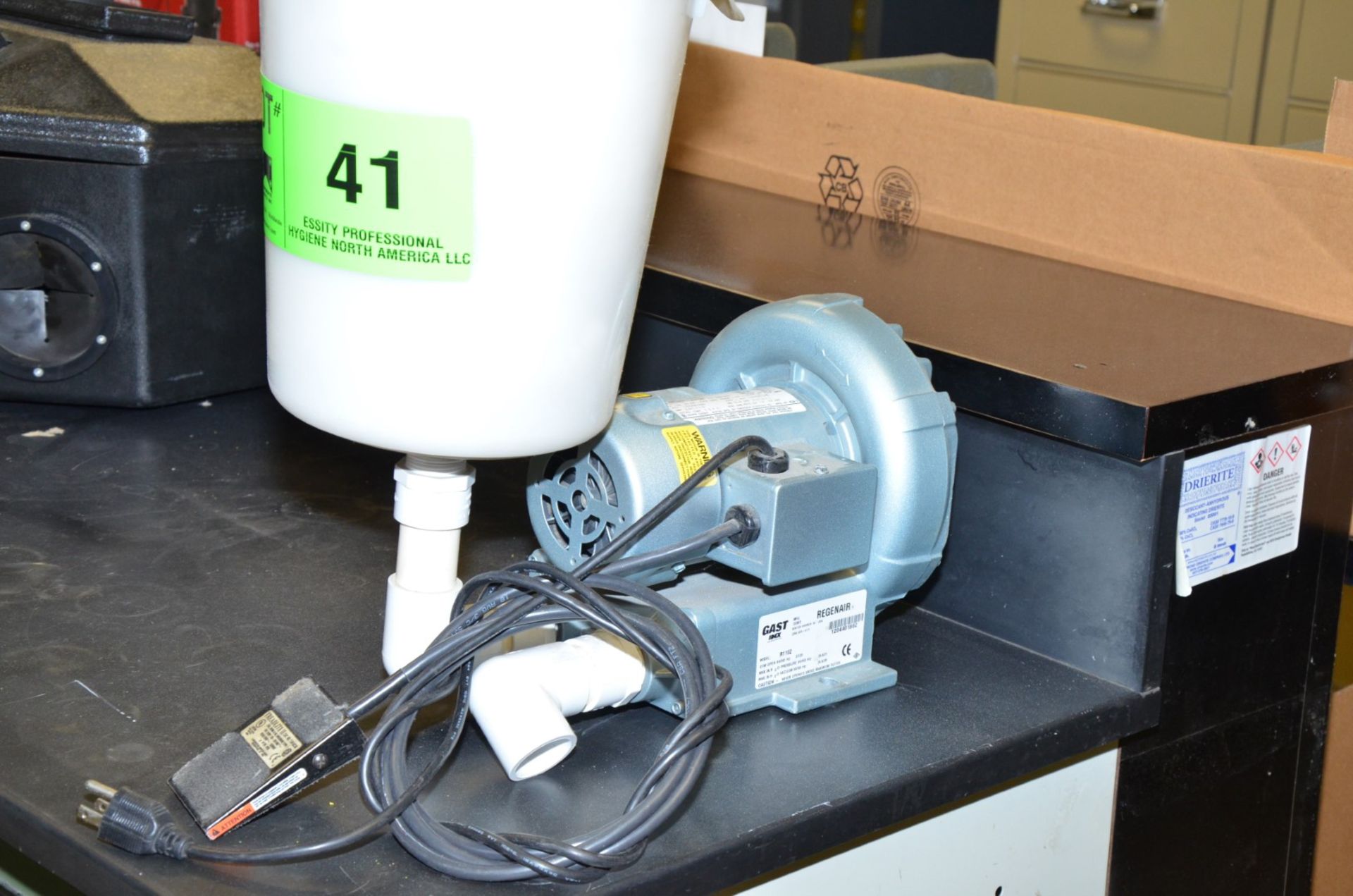 GAST R1102 ELECTRIC REGENERATIVE VACUUM BLOWER WITH 27 CFM CAPACITY, S ...