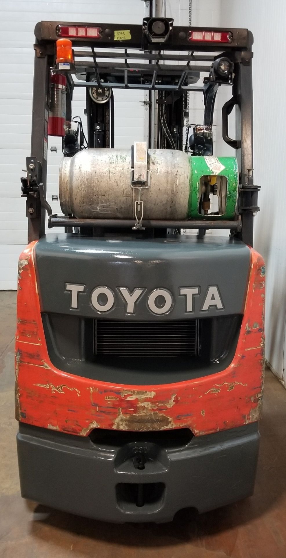 TOYOTA (2015) 8FGCU30 6,000 LB. CAPACITY LPG FORKLIFT WITH 187" MAX ...