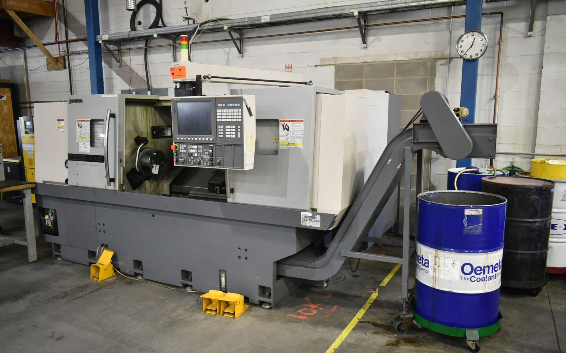 OKUMA (2012) GENOS L440E CNC TURNING CENTER WITH OKUMA 0SP-P200LA-R CNC ...