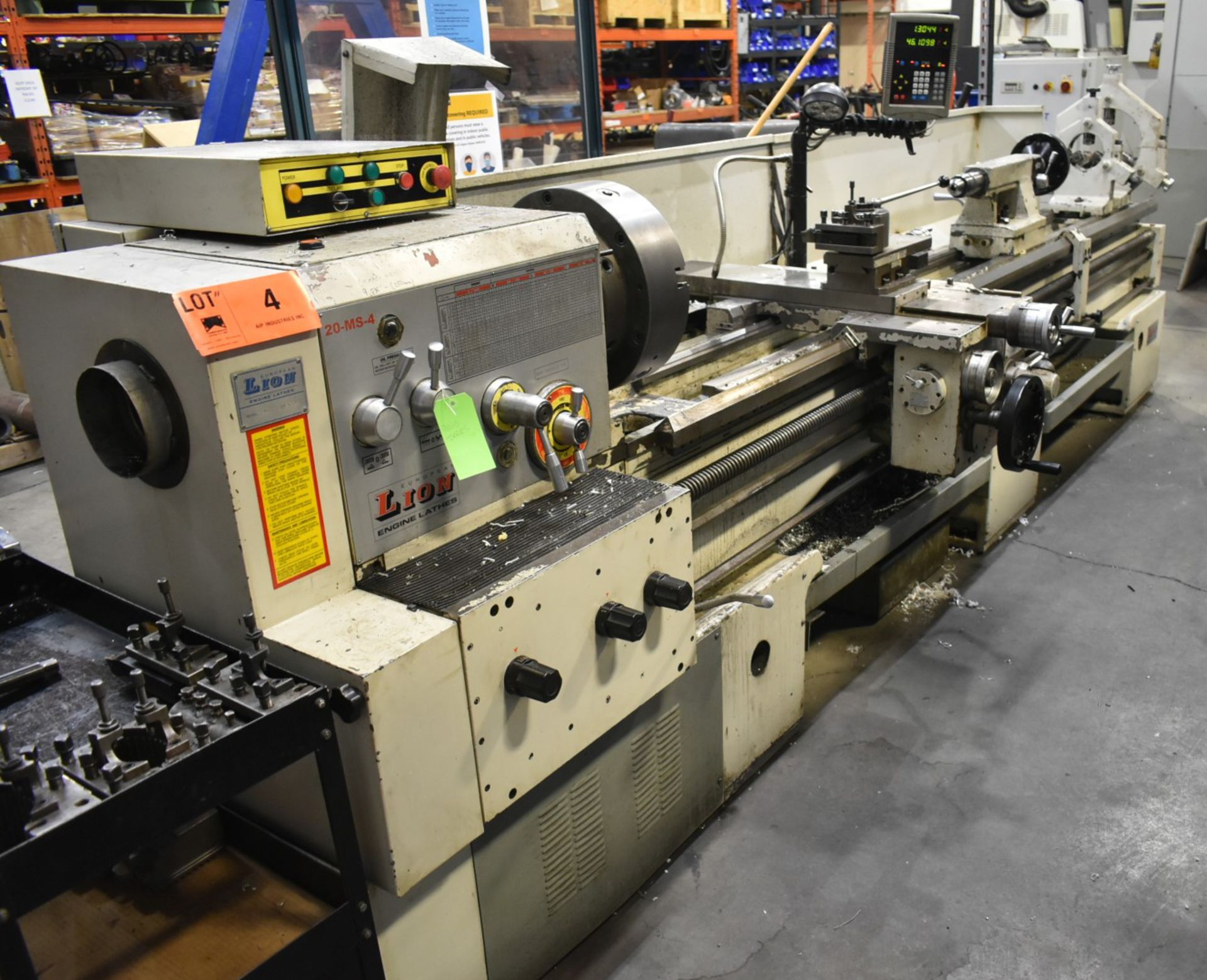 LION C11MS GAP BED ENGINE LATHE WITH 24" SWING IN THE BED, 30" SWING IN ...