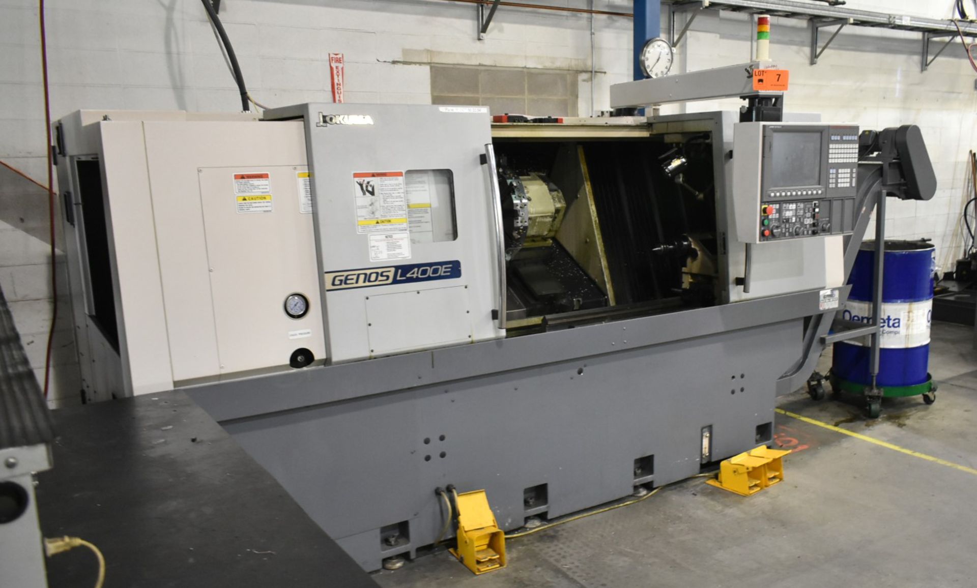 OKUMA (2012) GENOS L440E CNC TURNING CENTER WITH OKUMA 0SP-P200LA-R CNC ...