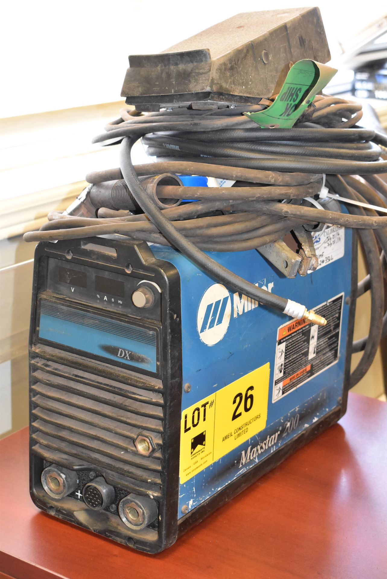 { Choice of lots: 23, 24, 25, 26 } MILLER MAXSTAR 200 DX TIG WELDER ...