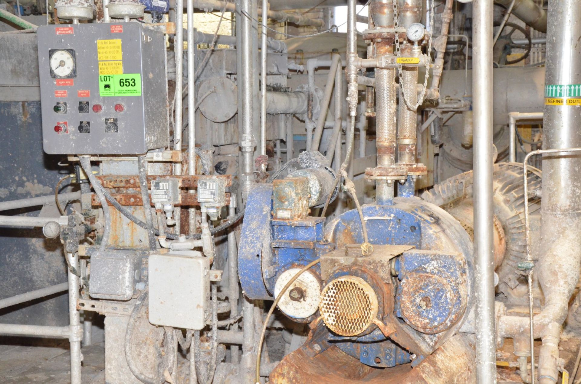 { Choice of lots: 653, 654 } SPROUT WALDRON 20" REFINER, DIRECT DRIVEN ...