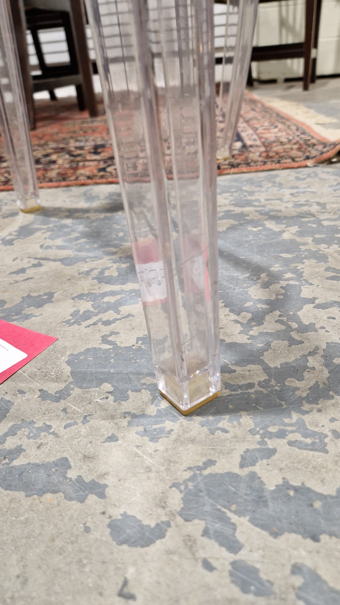 Pair of Philippe Starck for Kartell Louis perspex 'Ghost' chairs, 93cm ...