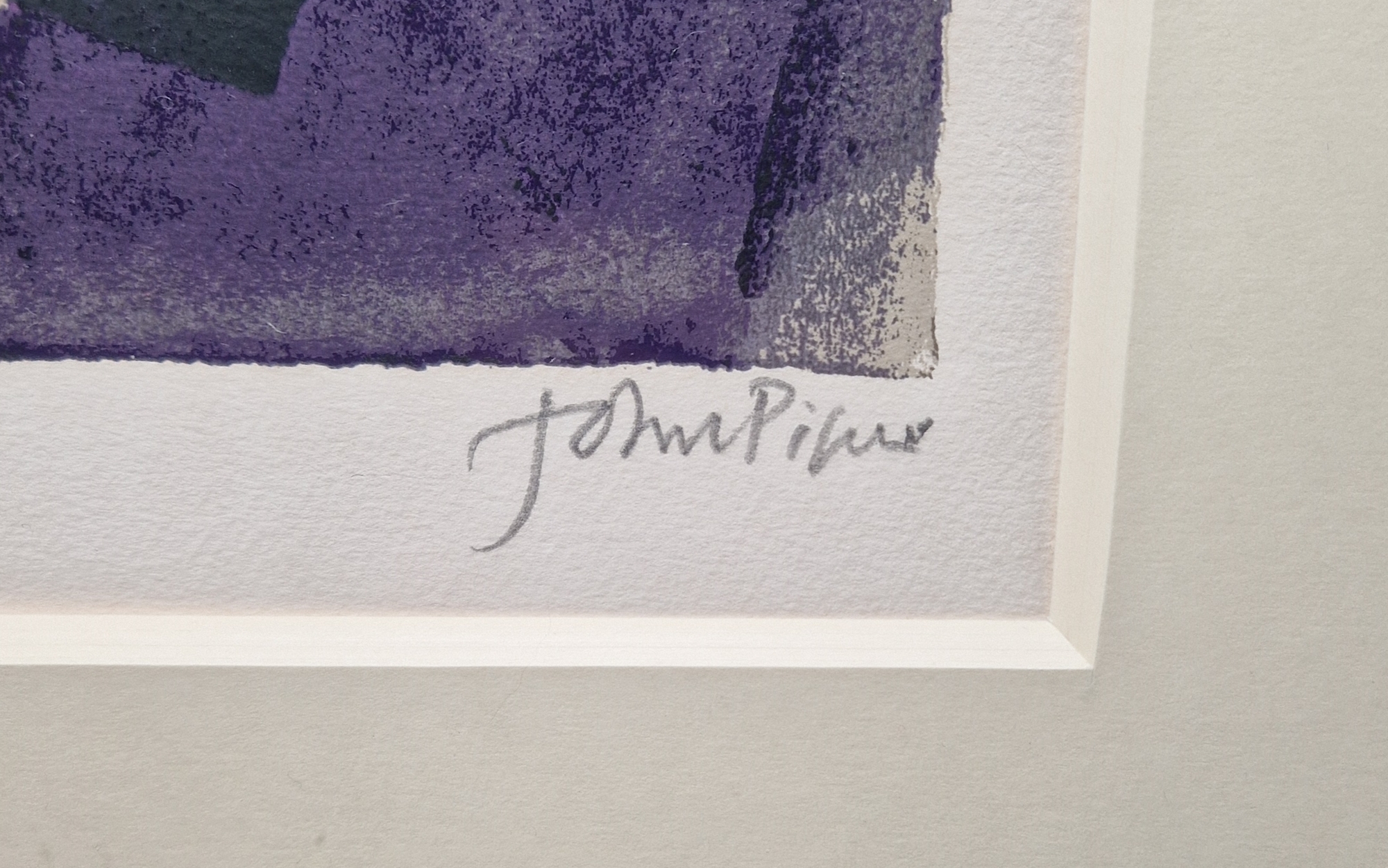 John Piper (1903-1992) Screenprint of mixed media picture “Eye and ...