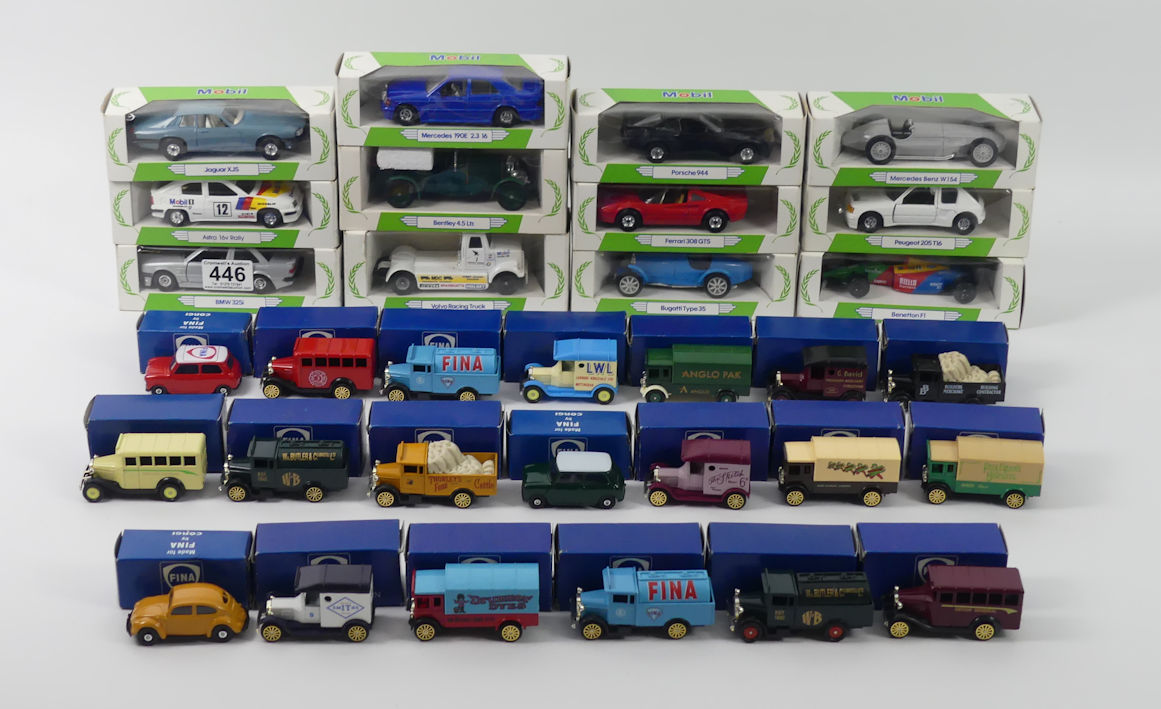Twelve boxed Corgi Mobil performance car collection vehicles together ...