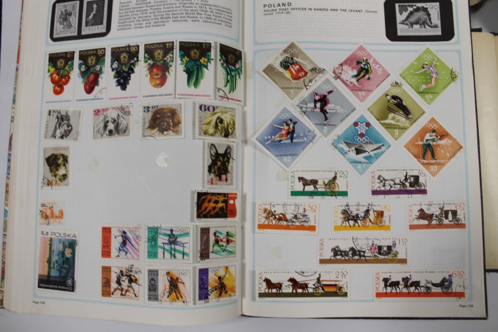 FIVE STAMP ALBUMS AND FOUR PRESENTATION PACKS, OLD ALBUM TO INCLUDE 9 ...