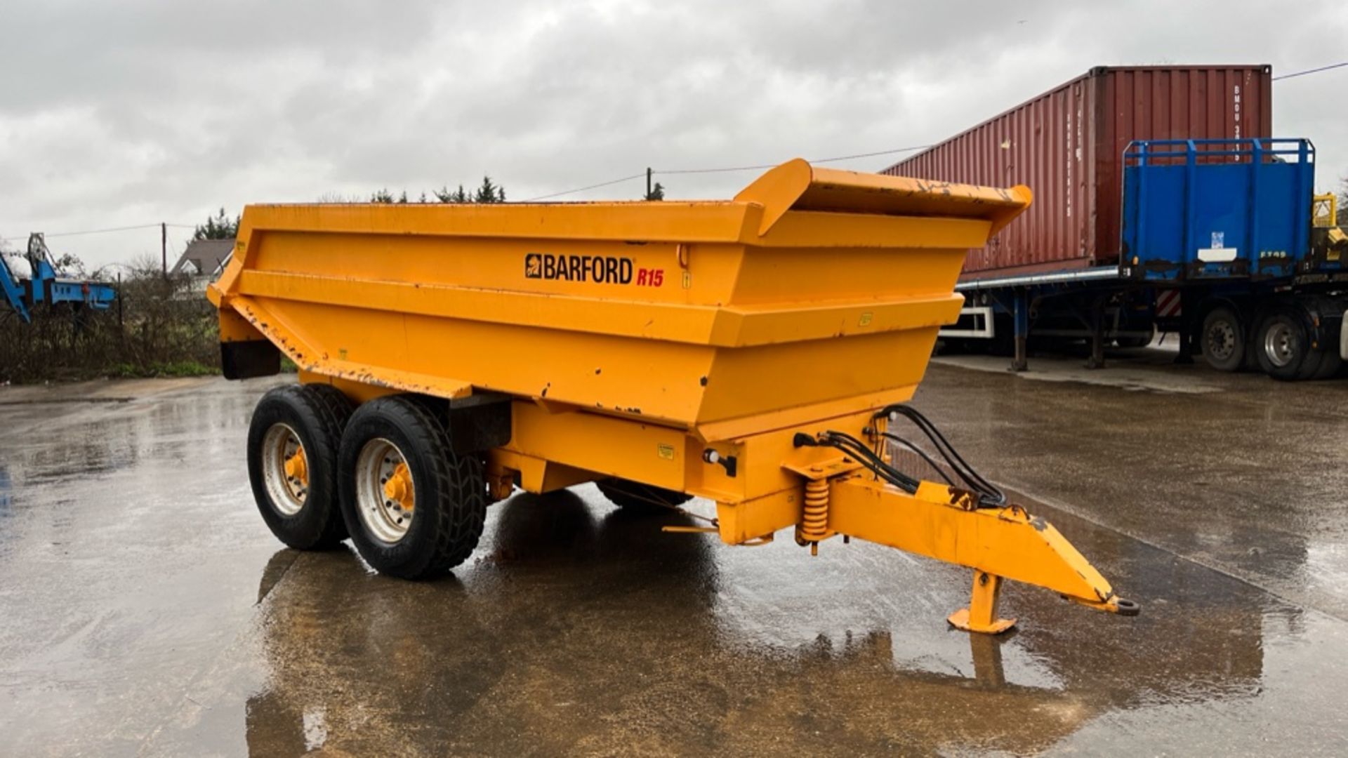 BARFORD R15 14T RT Trailer Tandem Axle (Year 2017), ID: 5SA017, 19.6 ...