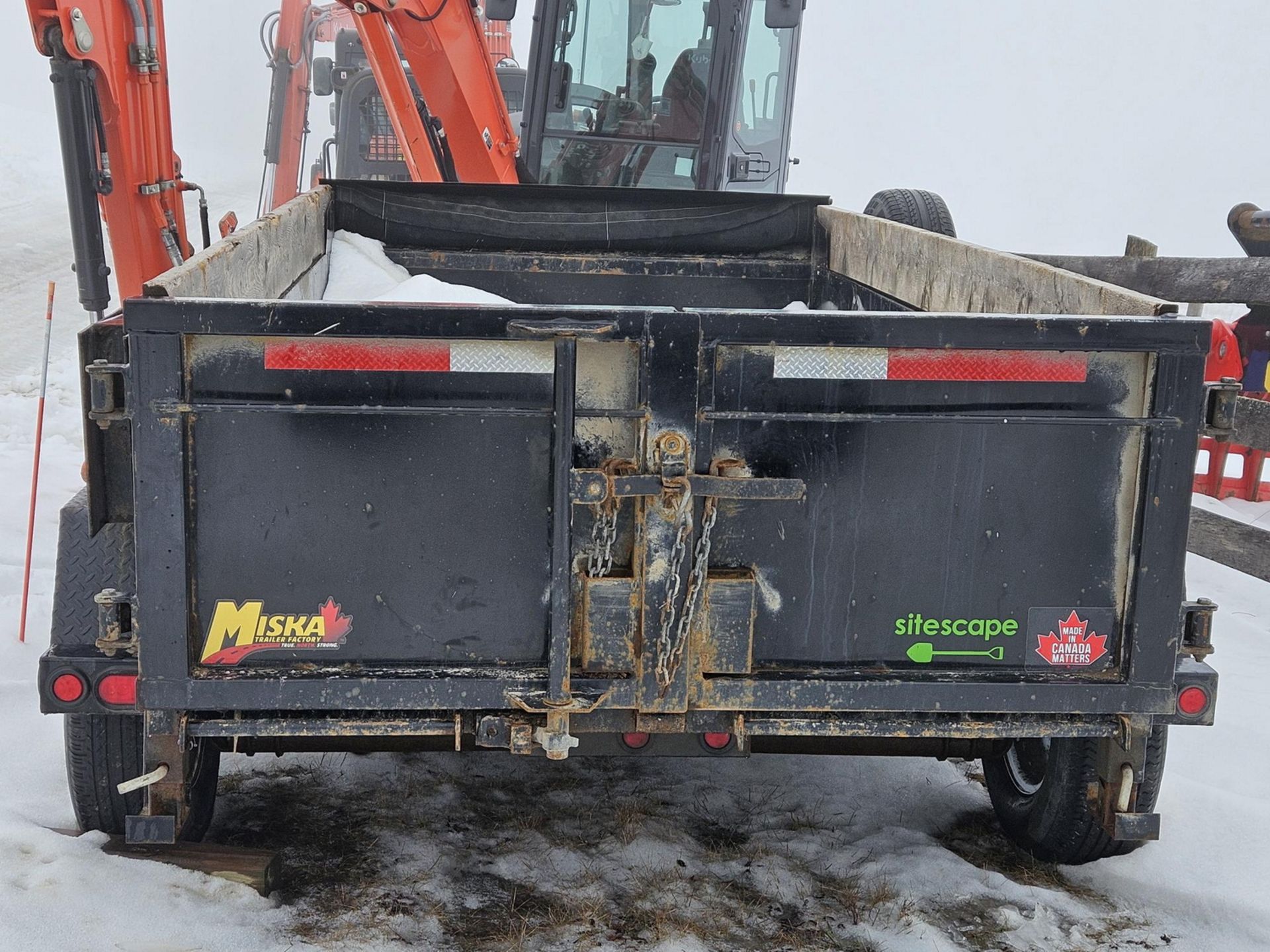 2021 MISKA MD DUMP 10' TANDEM AXLE TRAILER, VIN 2MSUDE226M1027419 (GVWR ...