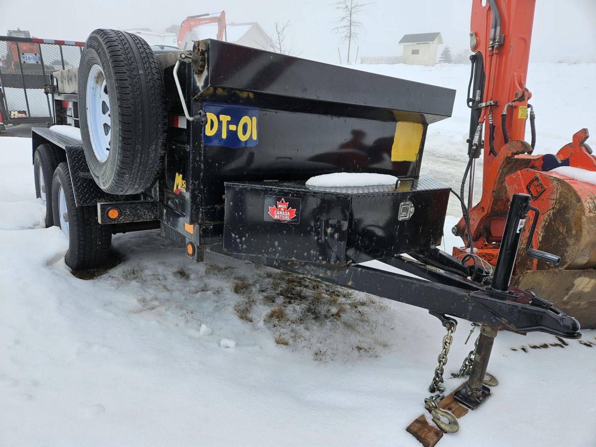 2021 MISKA MD DUMP 10' TANDEM AXLE TRAILER, VIN 2MSUDE226M1027419 (GVWR ...