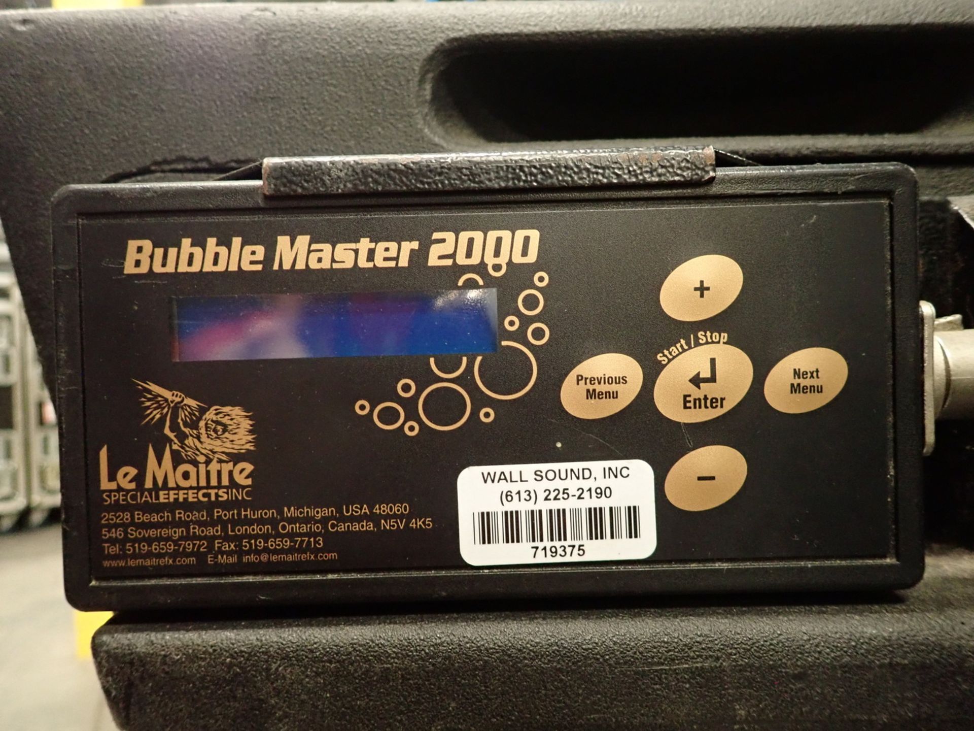 LE MAITRE BUBBLE MASTER 2000