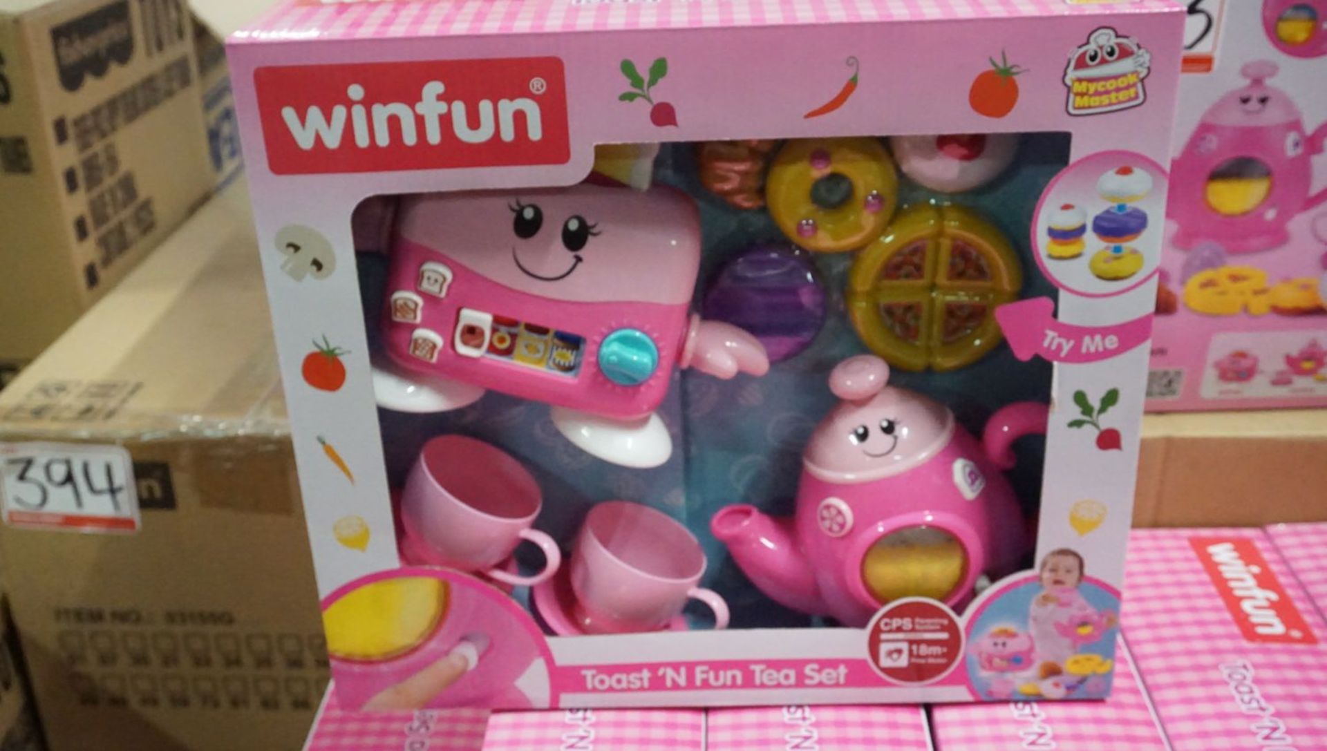 BOXES - WINFUN TOAST N FUN TEA SET (6 PCS/BOX)