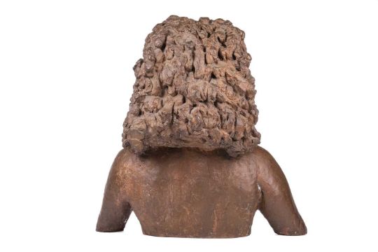 Sir Jacob Epstein(1880-1959), Bust of Princess Menen, patinated bronze ...