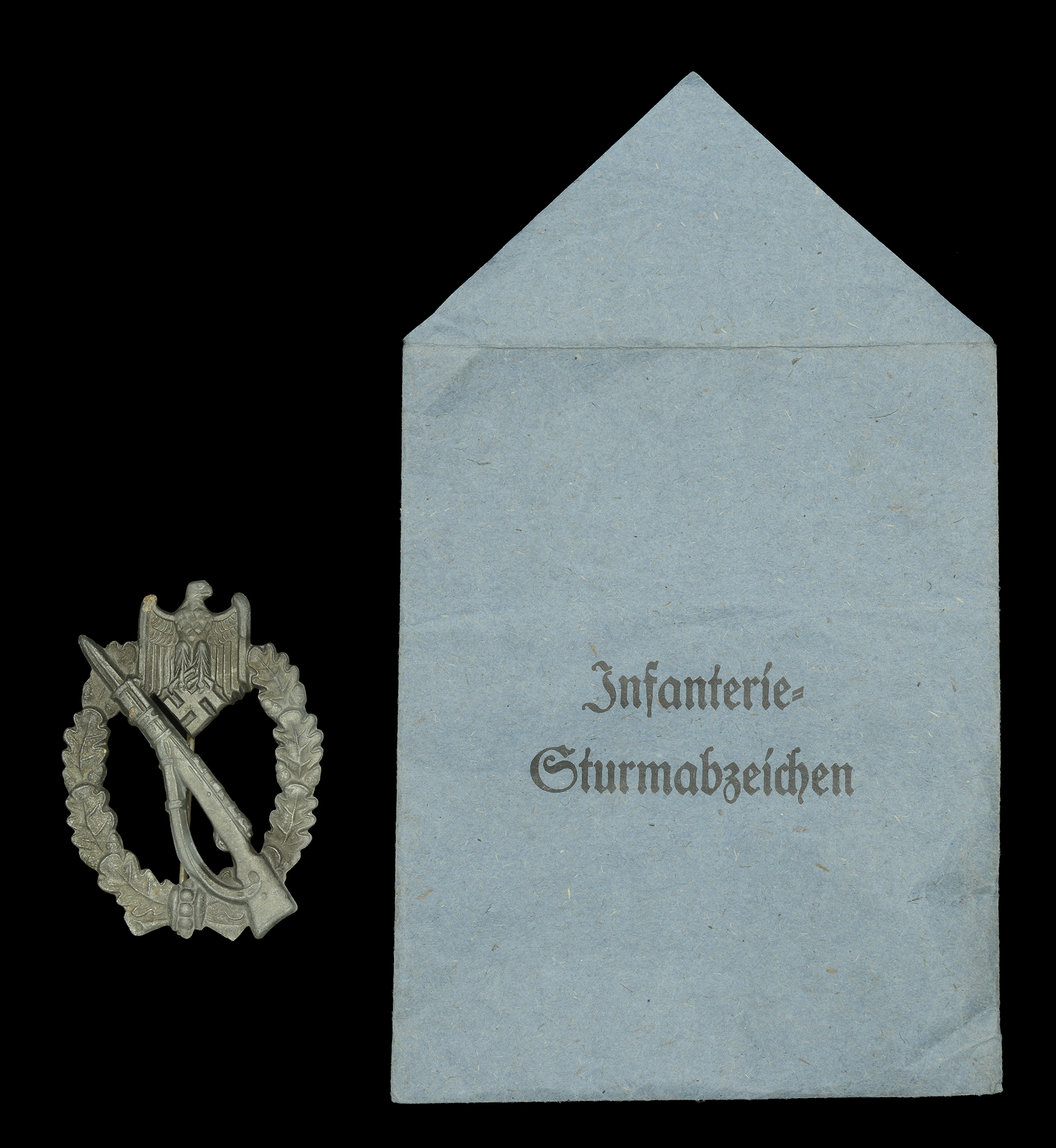 An Infantry Assault Badge in Silver in its Original Presentation Packet ...
