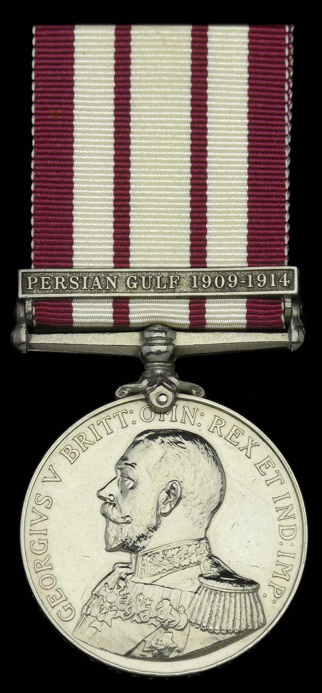 Naval General Service 1915-62, 1 clasp, Persian Gulf 1909-1914 (Ply ...