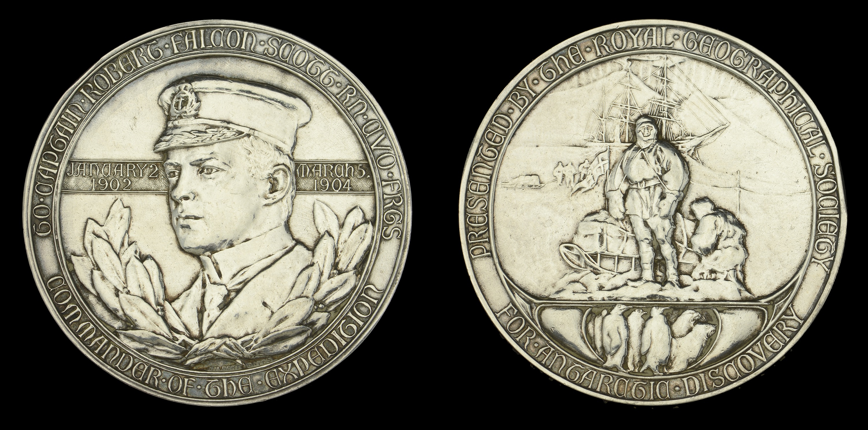 The outstanding Polar Medal group of four awarded to Captain A. B ...