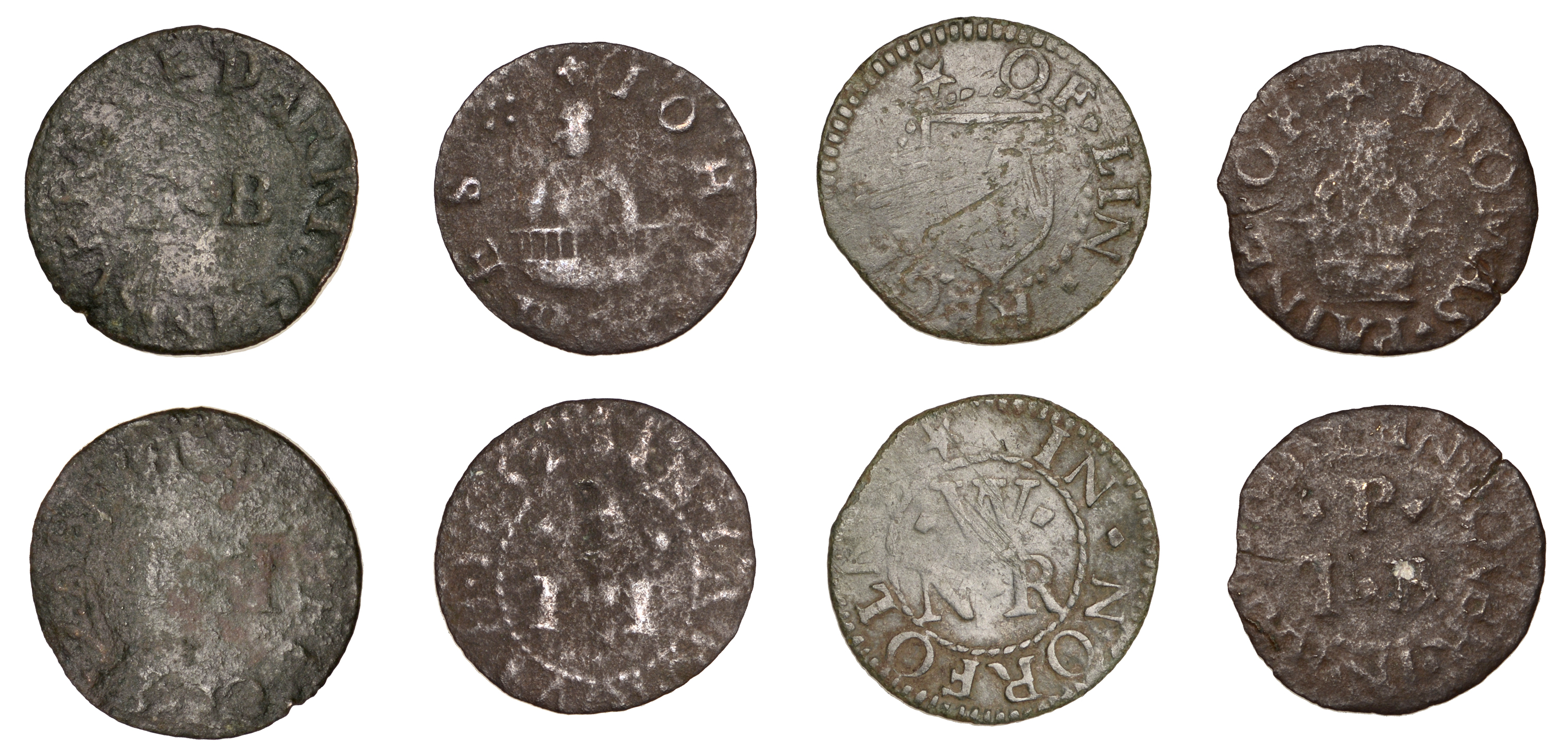17th Century Tokens, HAMPSHIRE, Andover, Thomas Paine, Farthing, 0.56g ...