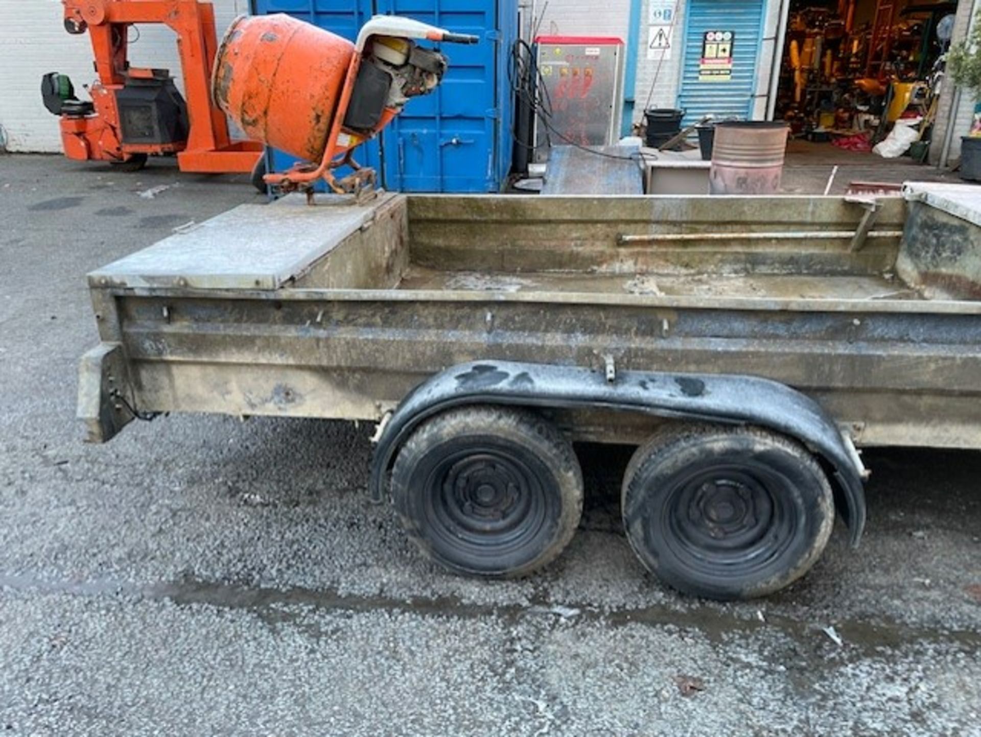 Graham Edwards Twin Wheeled Fencing Trailer 3.7m x 1.8m 3500kg good ...