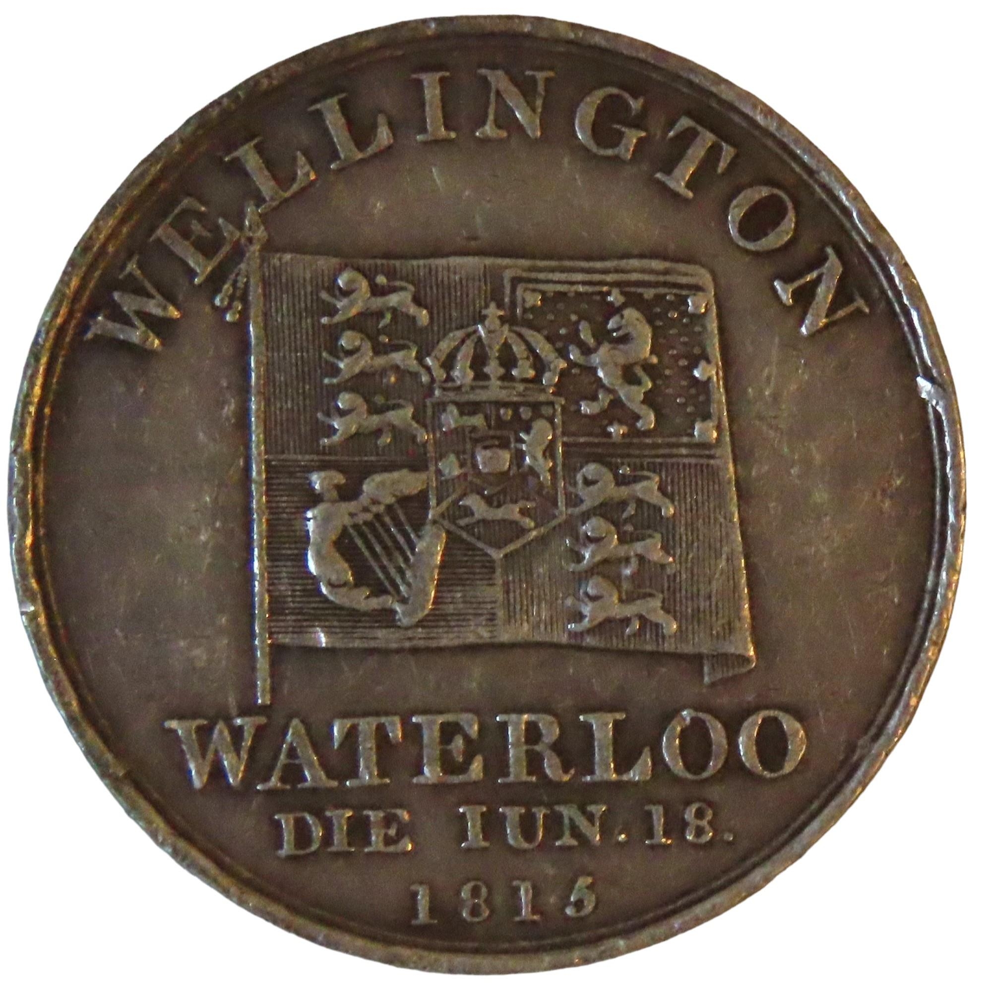 HANOVER. GEORGE IV AS PRINCE REGENT, 1811-1820. AR MEDAL. Dedication of ...
