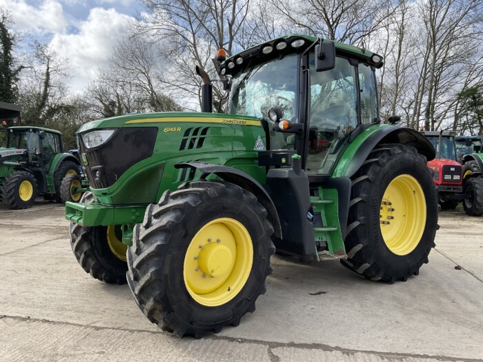 John Deere 6145R.Front & Cab Suspension.Pick Up Hitch.3 Spools ...