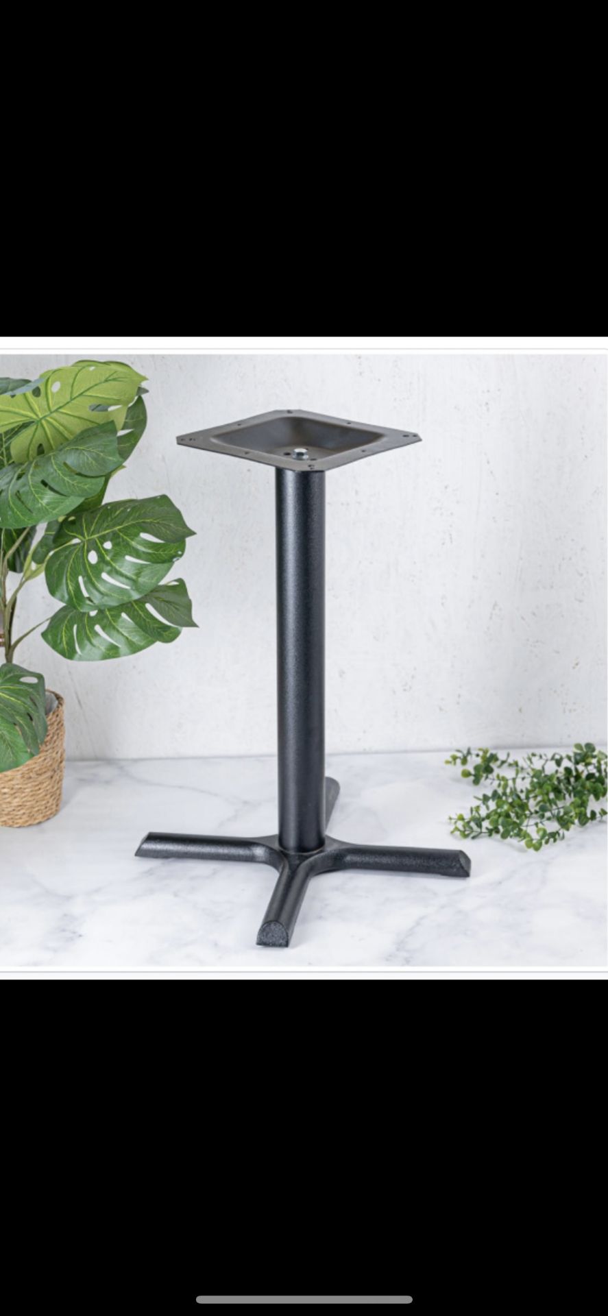 X6 Brand new dining height restaurant/bar table base perfect for table ...