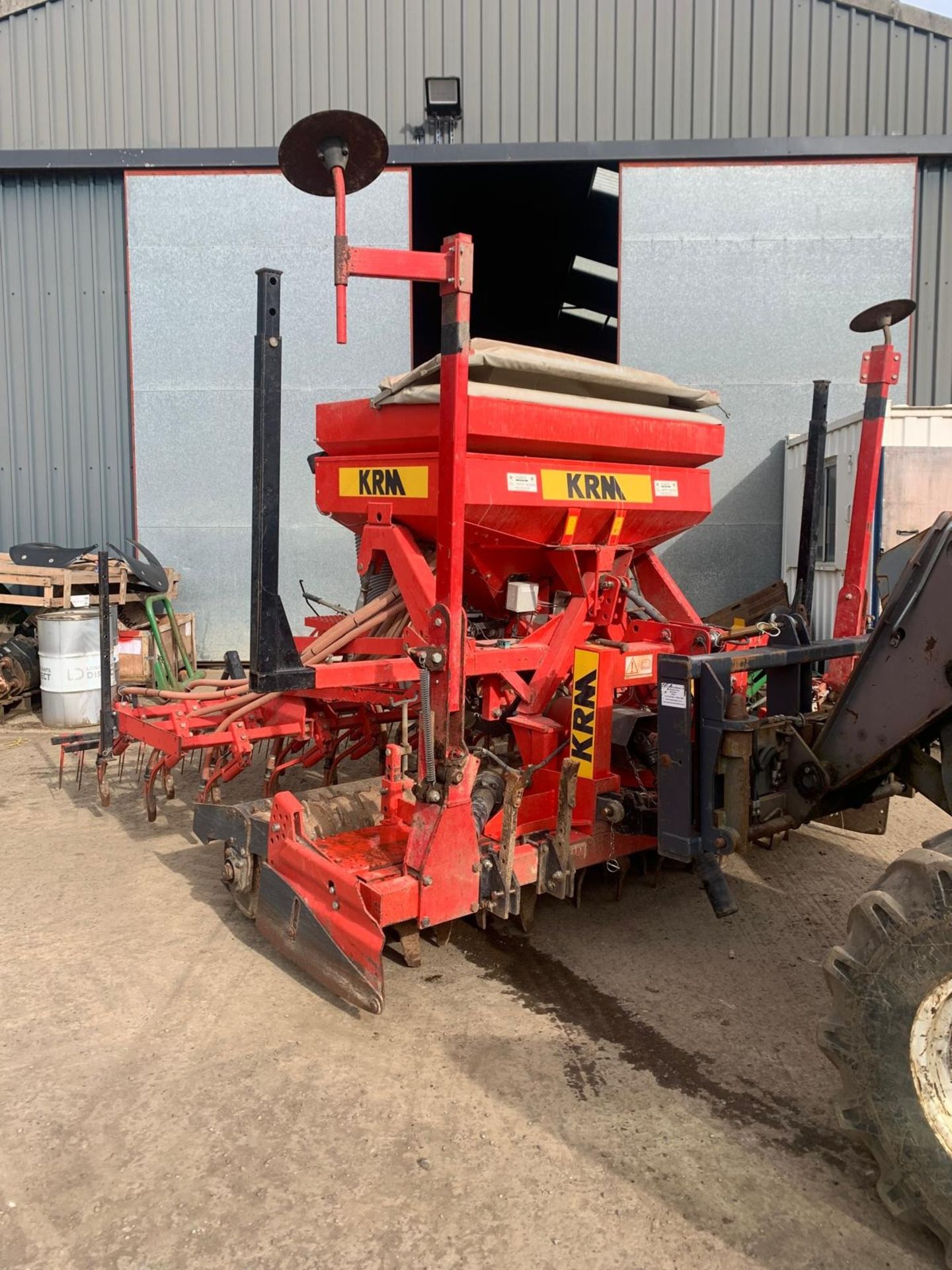 Title: Versatile Seeding Solution: KRM 3m Power Harrow & Air Seeder ...