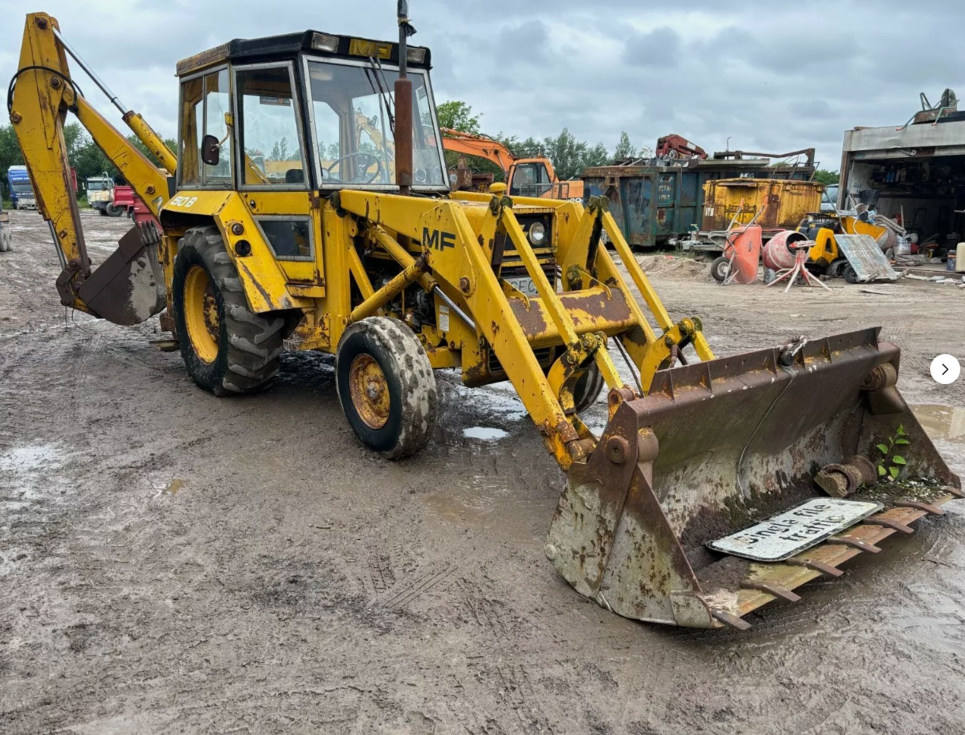 Massey Ferguson 50B Backhoe Loader - Spares or RepairDescription:Up for ...
