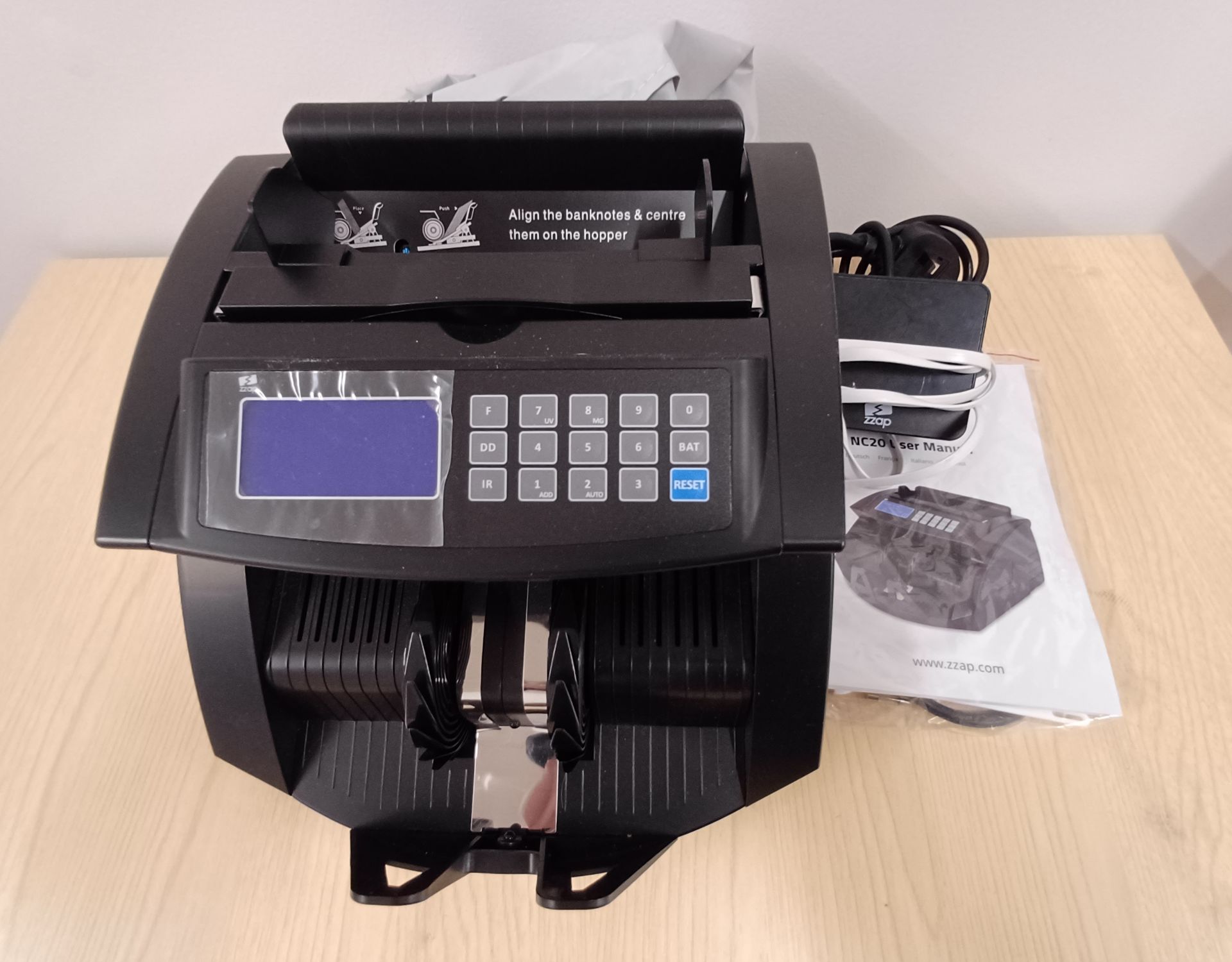 Zzap NC20 banknote counting machine