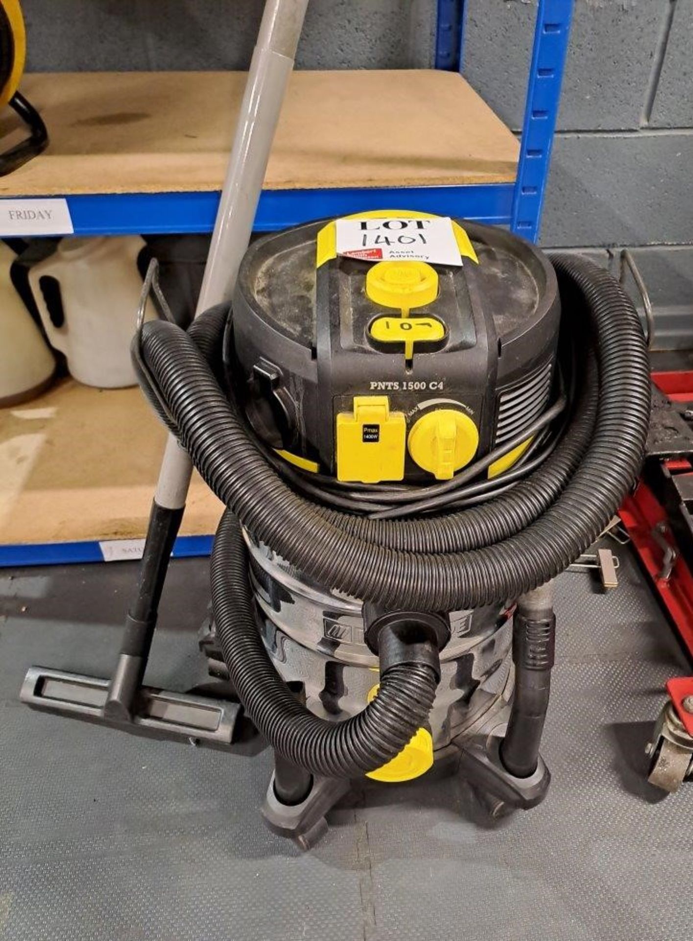 Parkside PNTS 1500 C4 Vacuum cleaner Please Note:There will be no ...