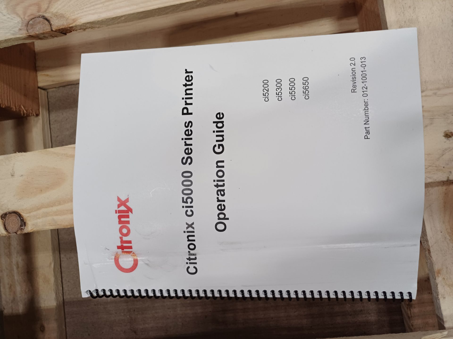 HAS Systems HS600 vacuum conveyor, 600 x 200mm and Citronix CI5300 ink ...