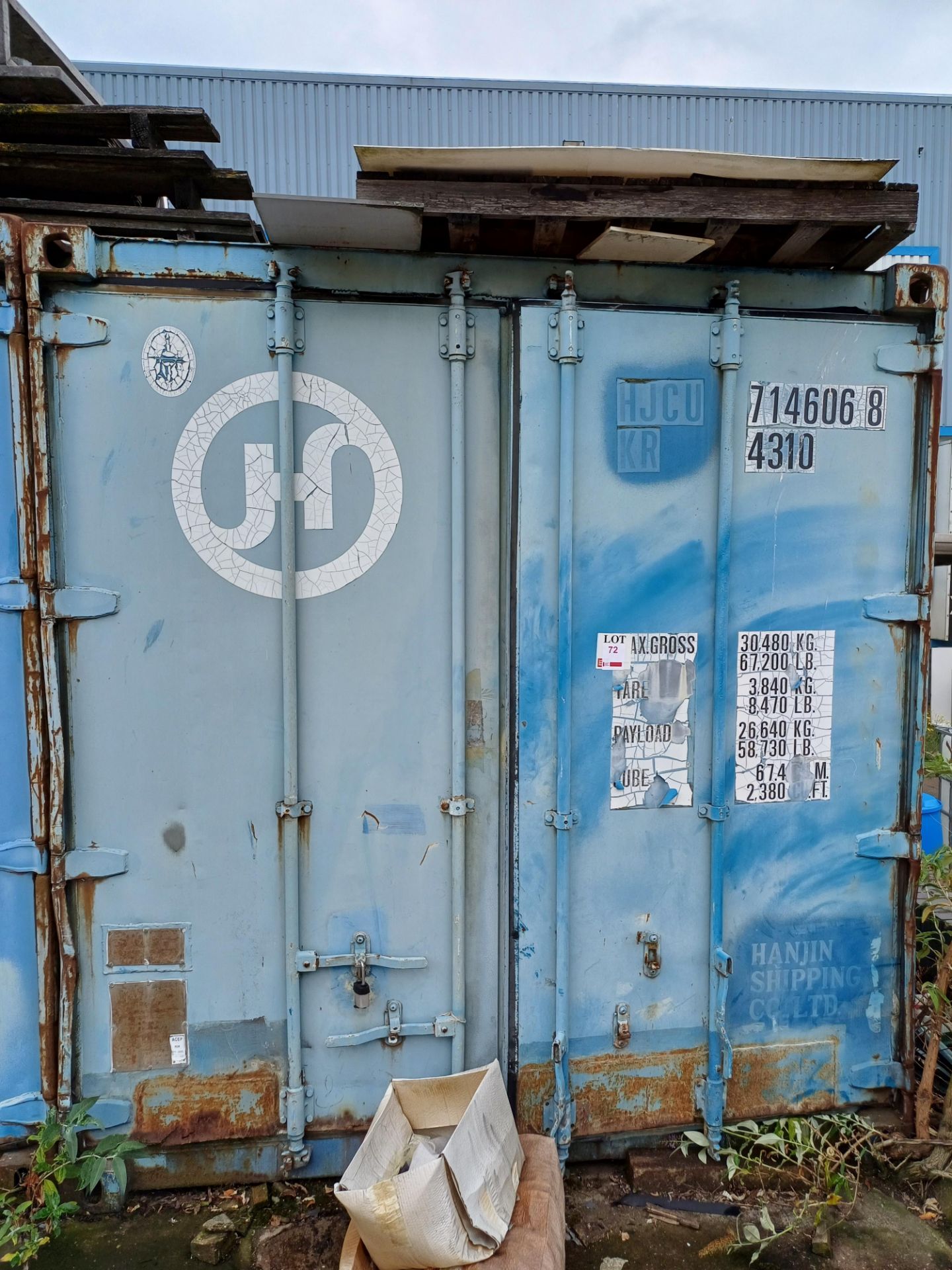 40ft steel shipping/storage container Additional Information:Contents ...