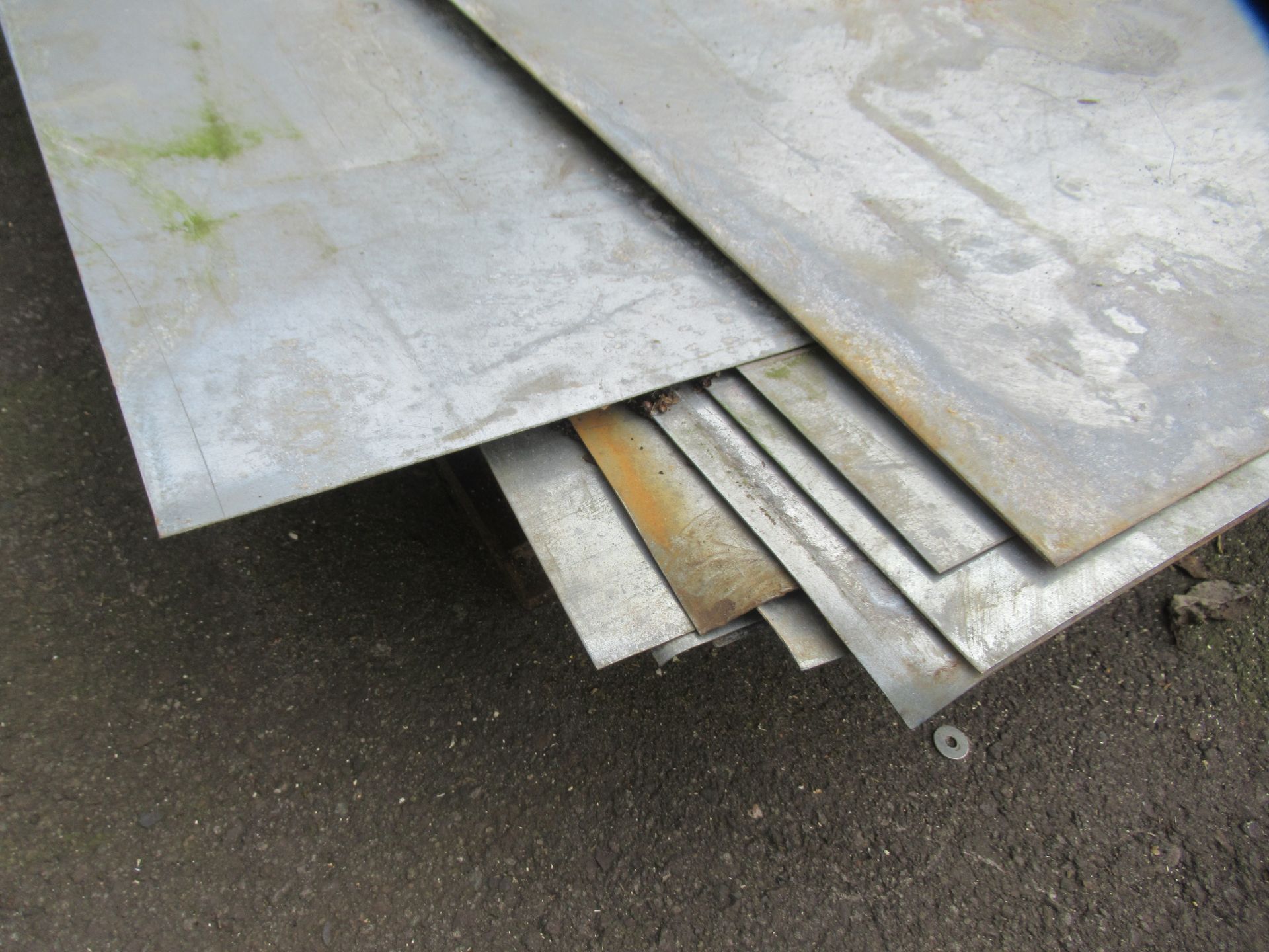 Qty of Galvanised Metal Sheets