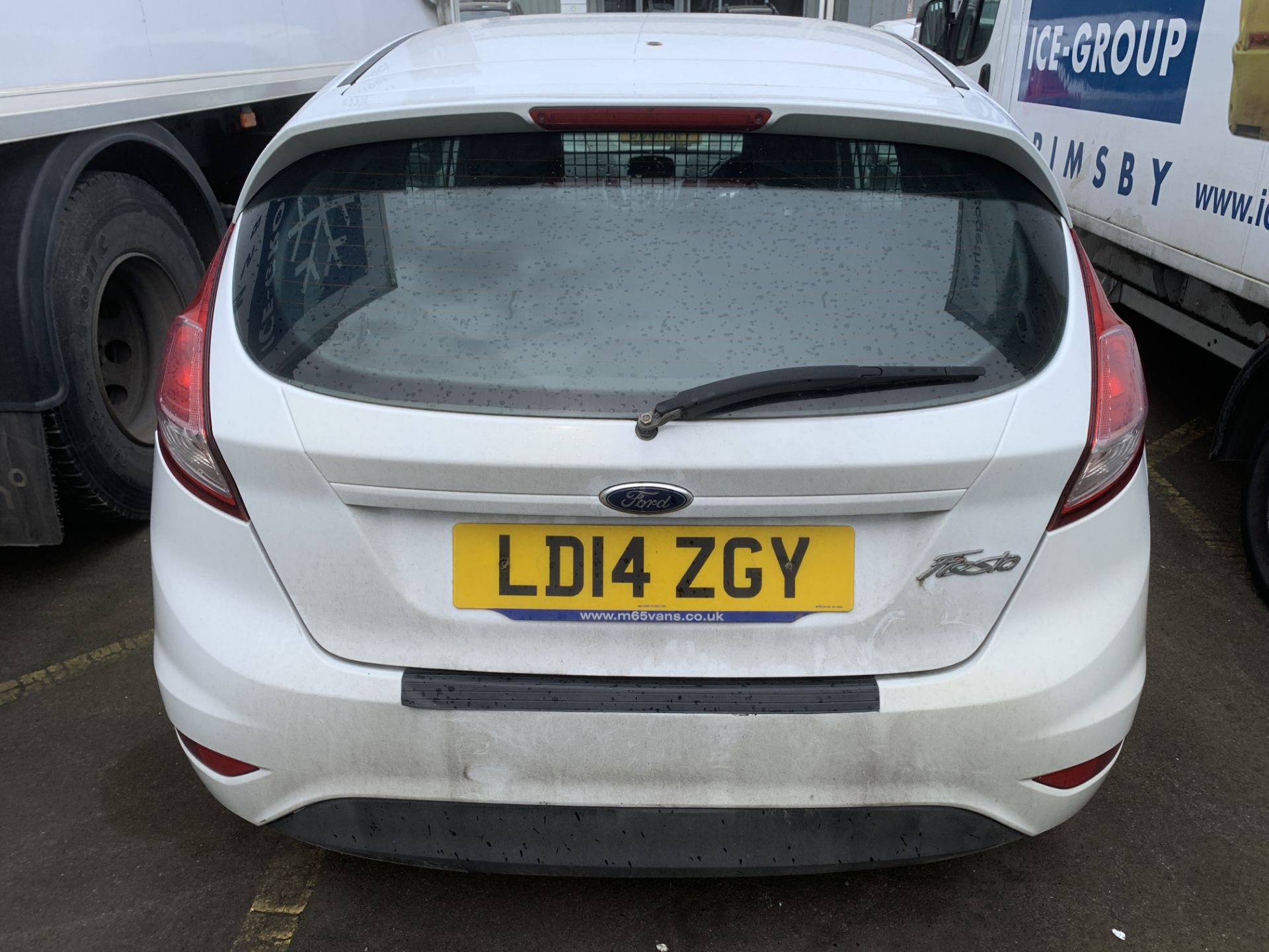 2014 WHITE FORD FIESTA BASE TDCI, Diesel, Car Derived Van, 5 Speed ...