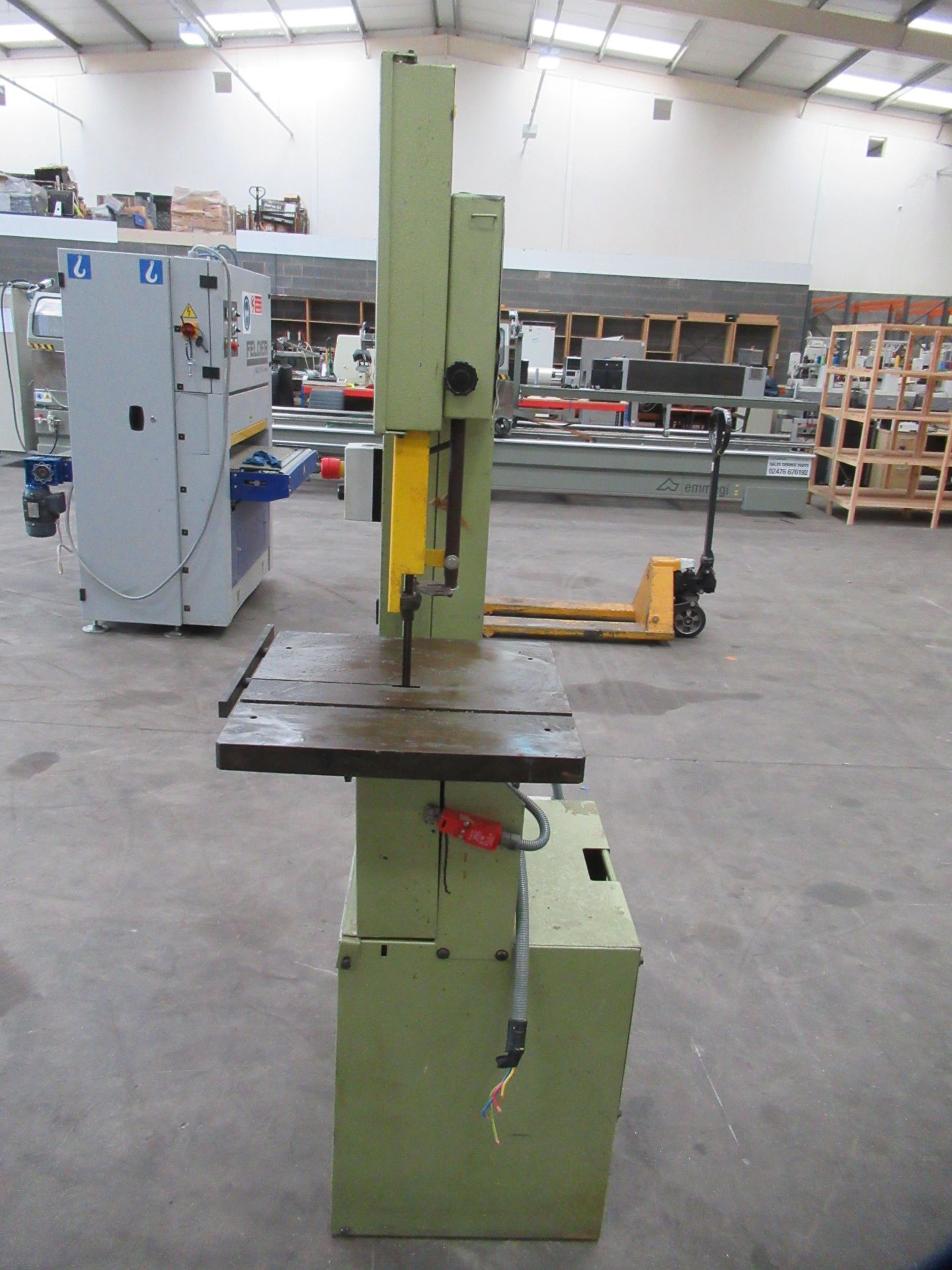 Startrite 352 Vertical Bandsaw - 3ph - s/n 110426 - height 1800mm ...